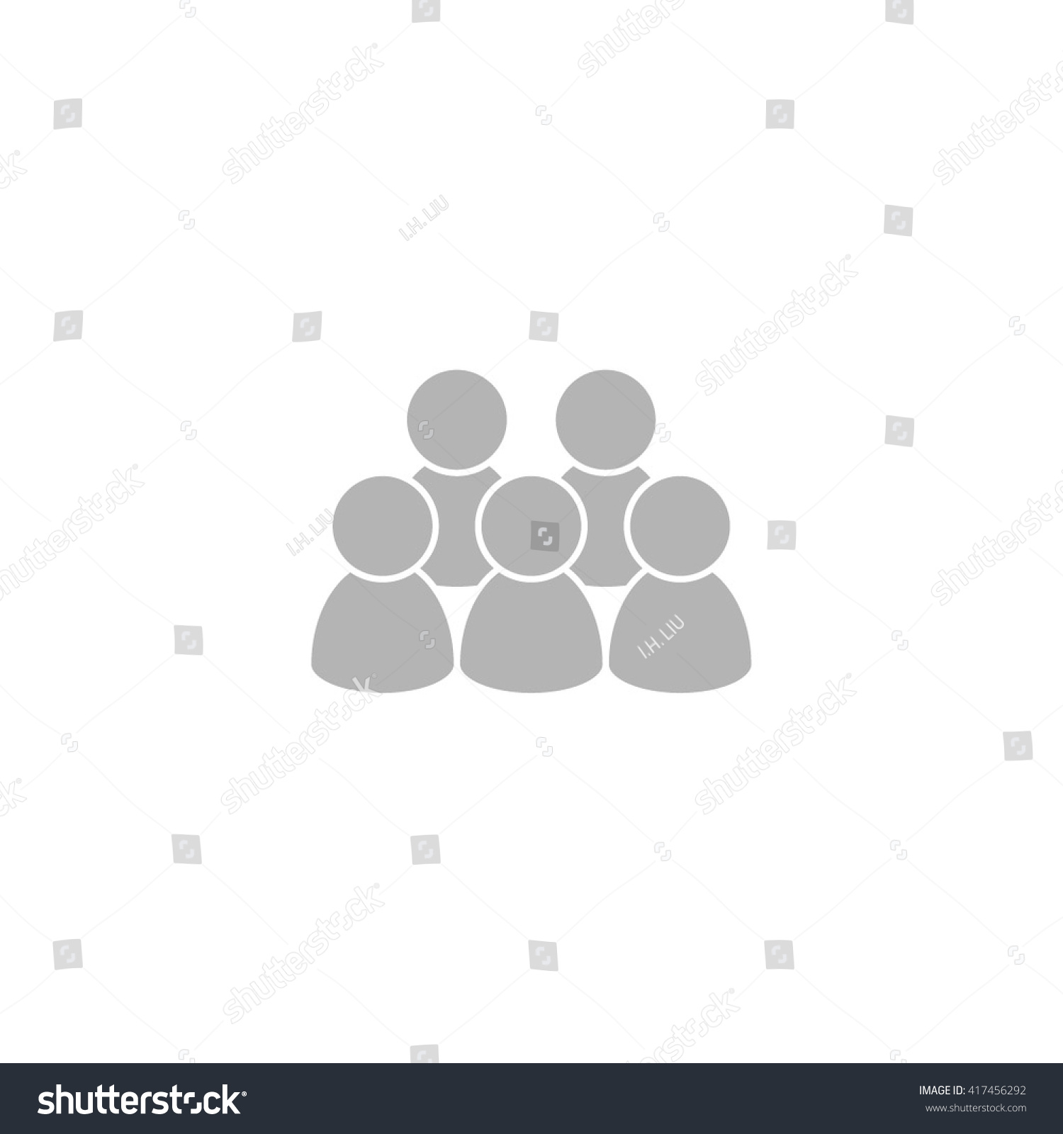 People Iconvector Illustrator Stock Vector (Royalty Free) 417456292 ...