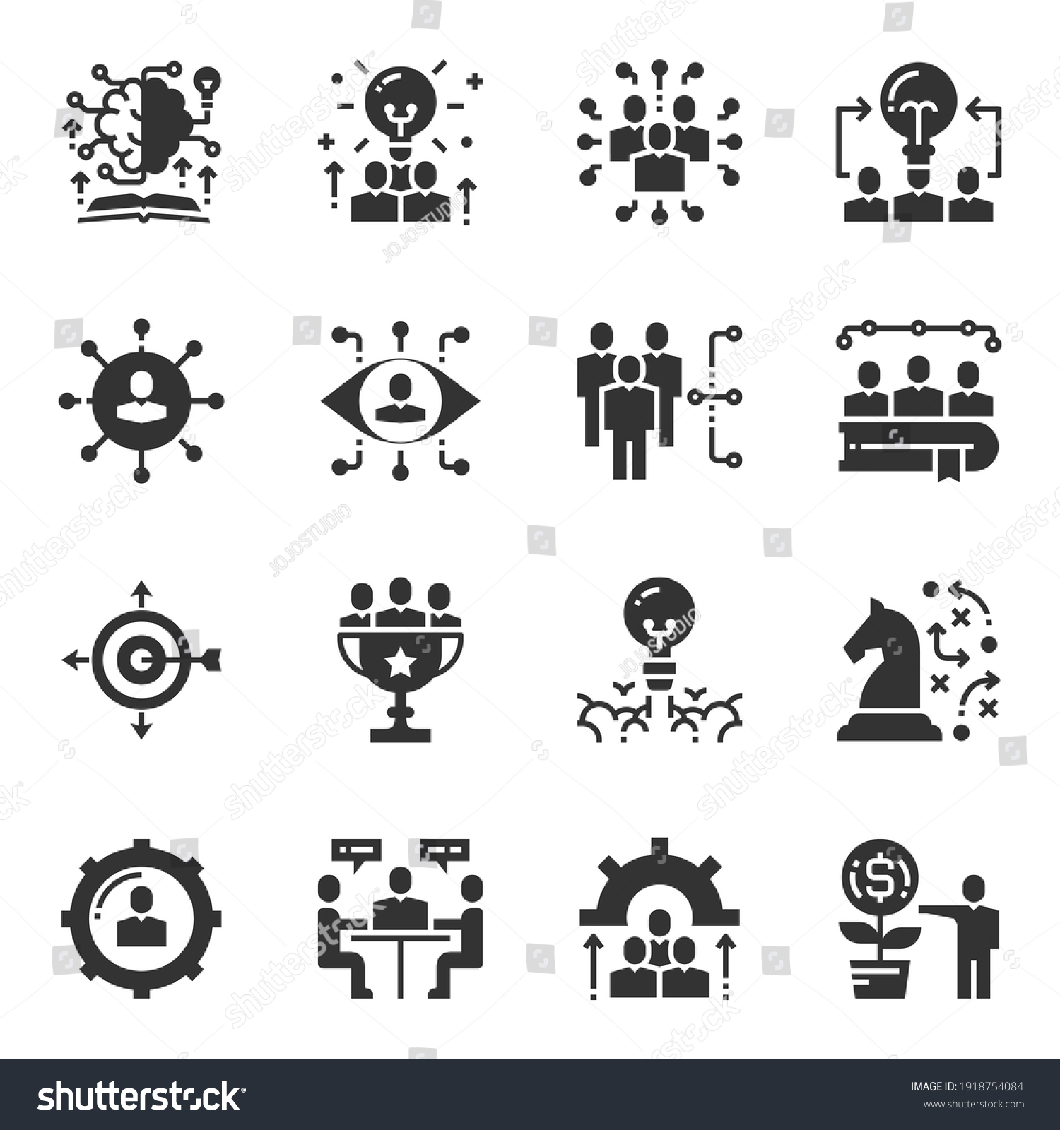 People Icons Work Group Team Vector Stock Vector (Royalty Free ...