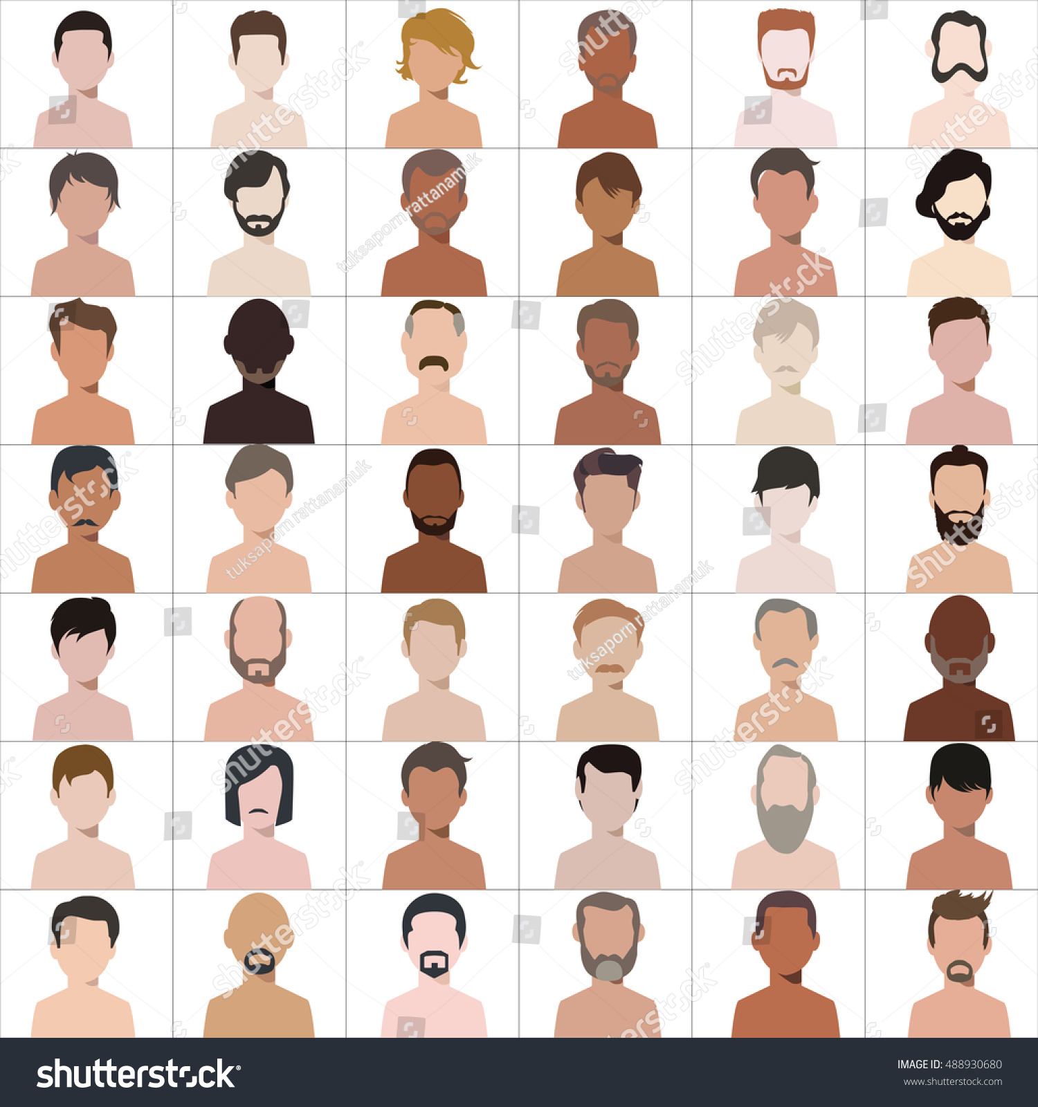 People Illustration Avatar Vector: vector de stock (libre de regalías ...