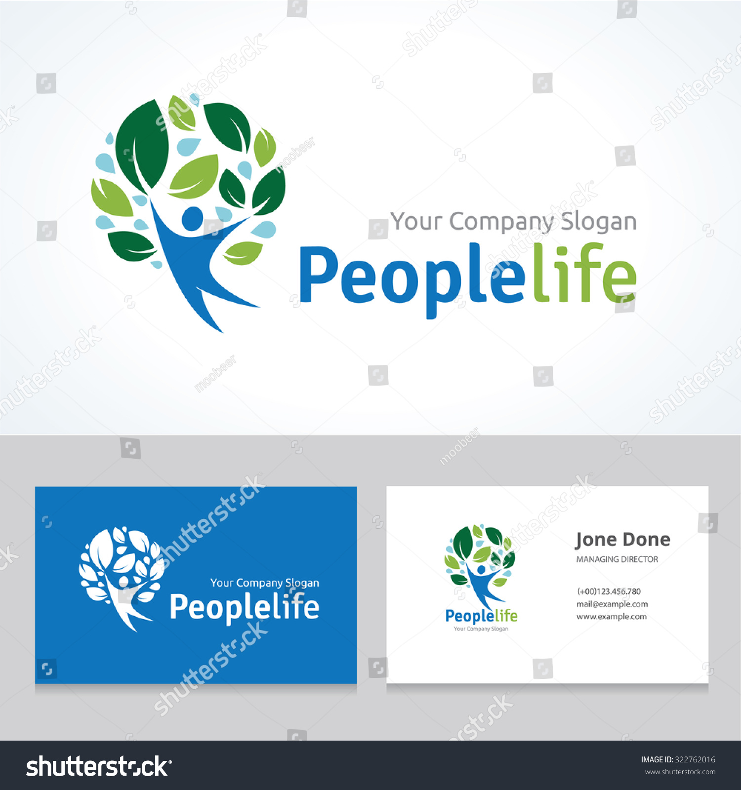 People Life Vector Logo Template Stock Vector (Royalty Free) 322762016