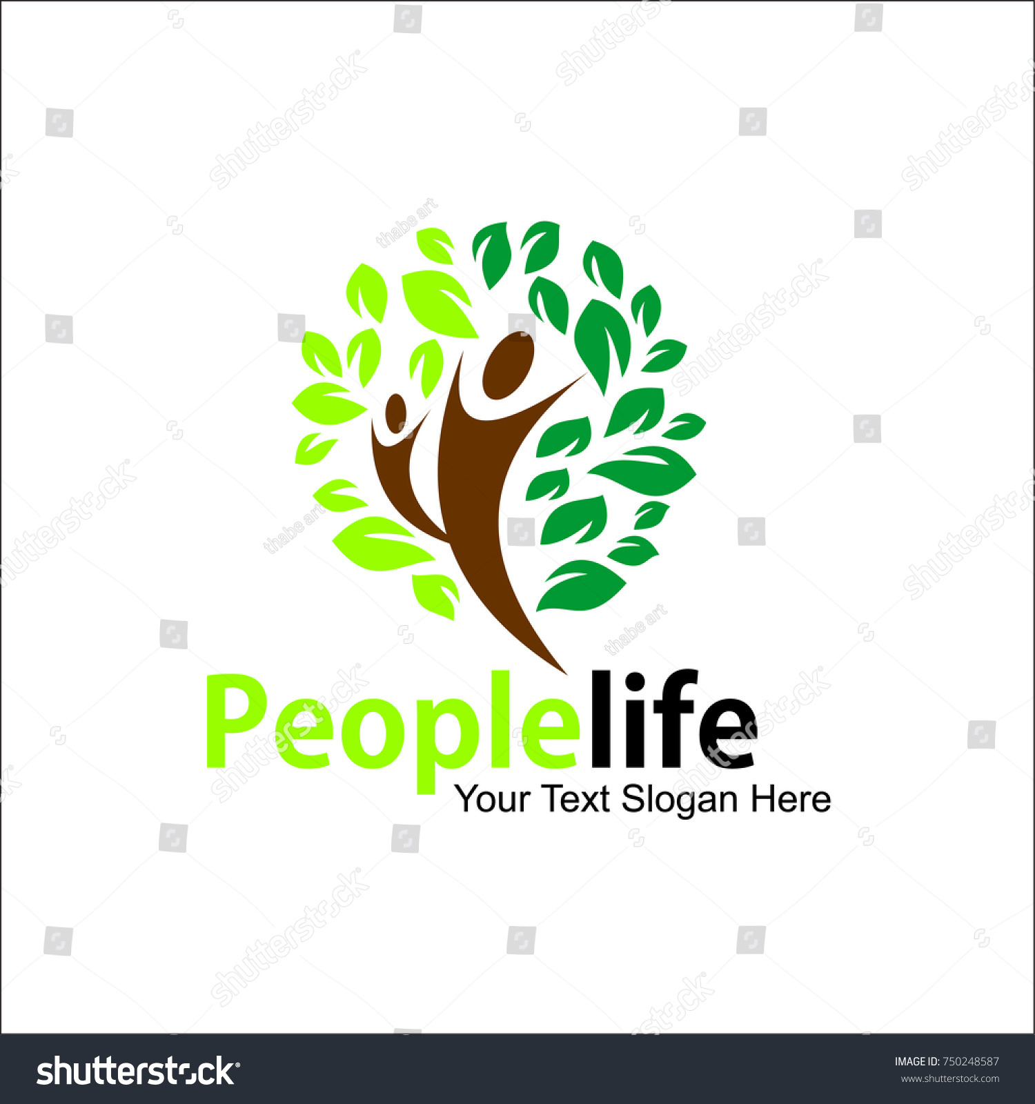 People Life Vector Logo Template: เวกเตอร์สต็อก (ปลอดค่าลิขสิทธิ์ ...