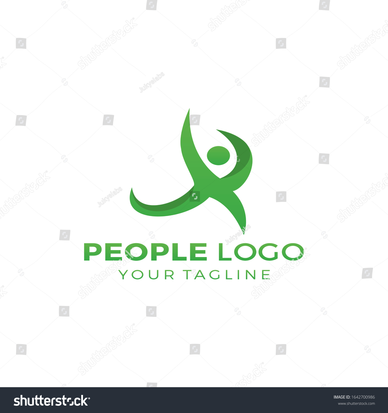 People Logo Design Vector Illustration Stock Vector (Royalty Free ...