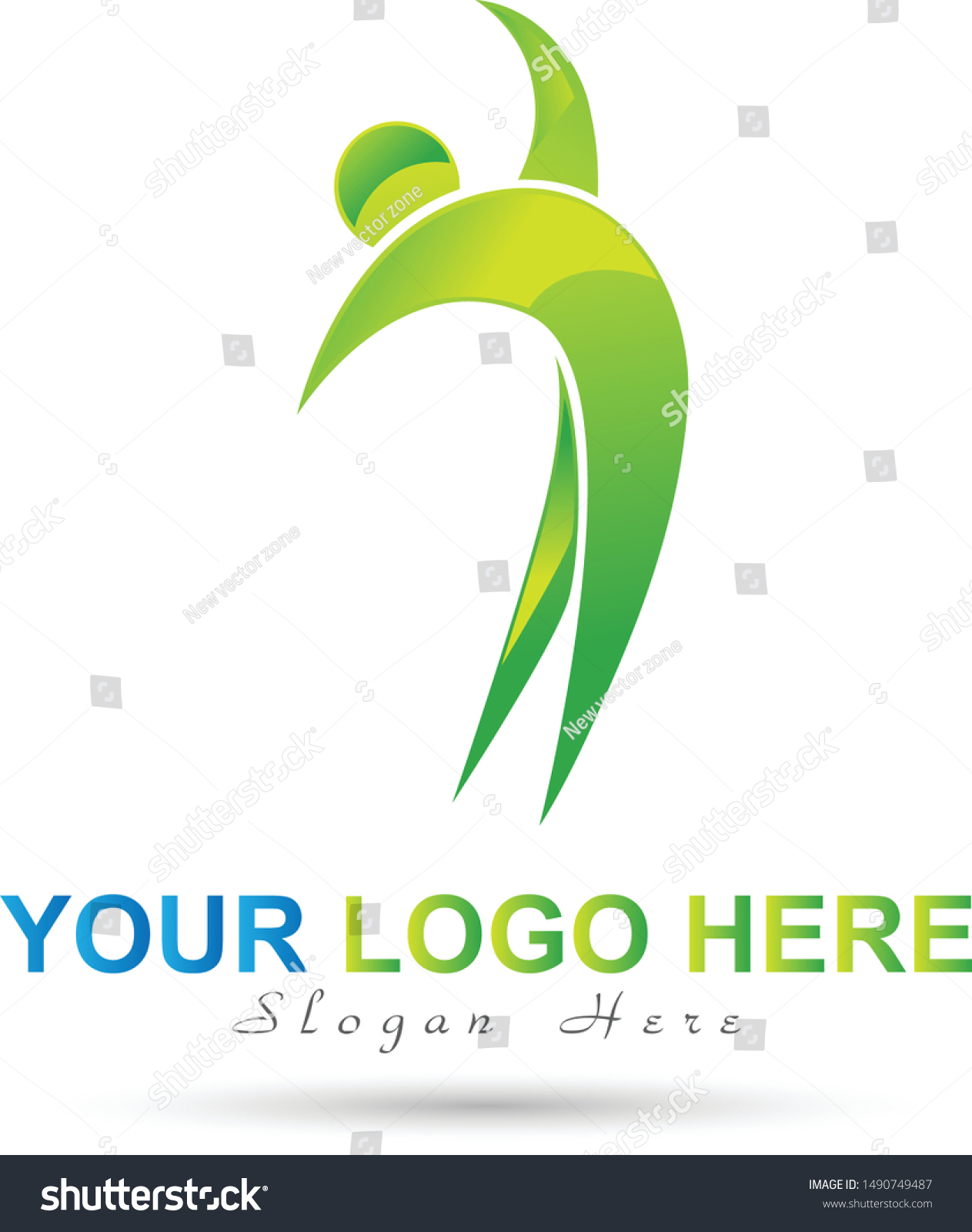 People Logo Icon Vector White Background: เวกเตอร์สต็อก (ปลอดค่า ...