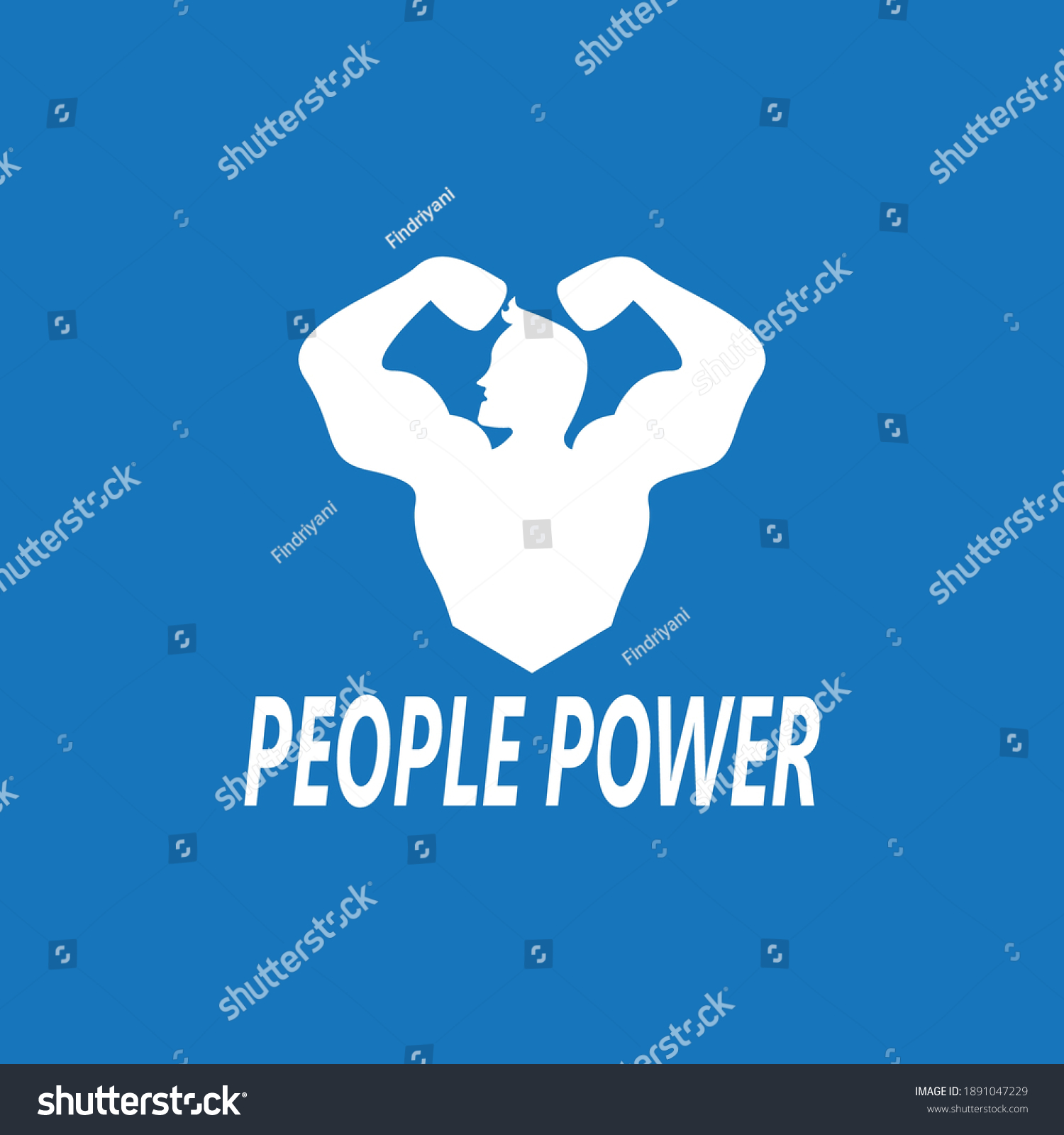 People Power Logo Vector Template Vector Stock Vector (Royalty Free ...