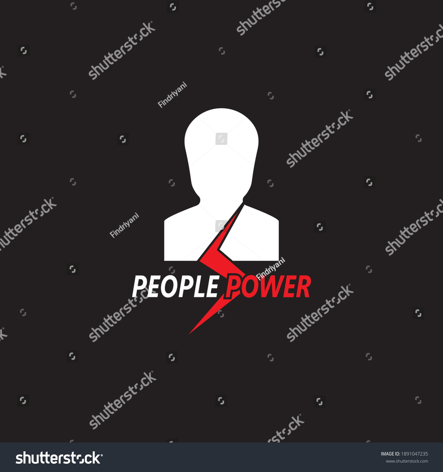 People Power Logo Vector Template Vector Stock Vector (Royalty Free ...