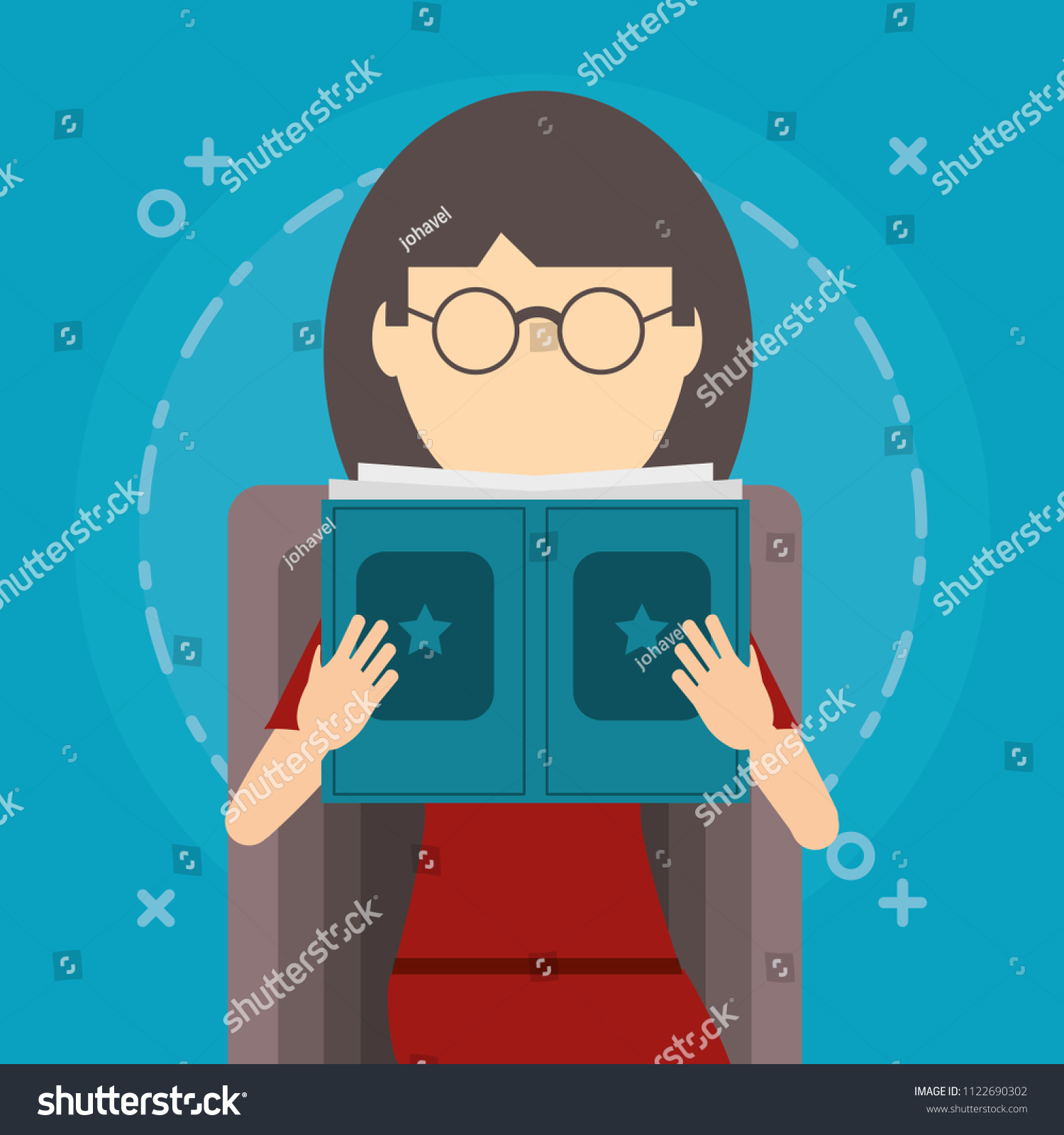 People Reading Design Stock Vector (Royalty Free) 1122690302 | Shutterstock