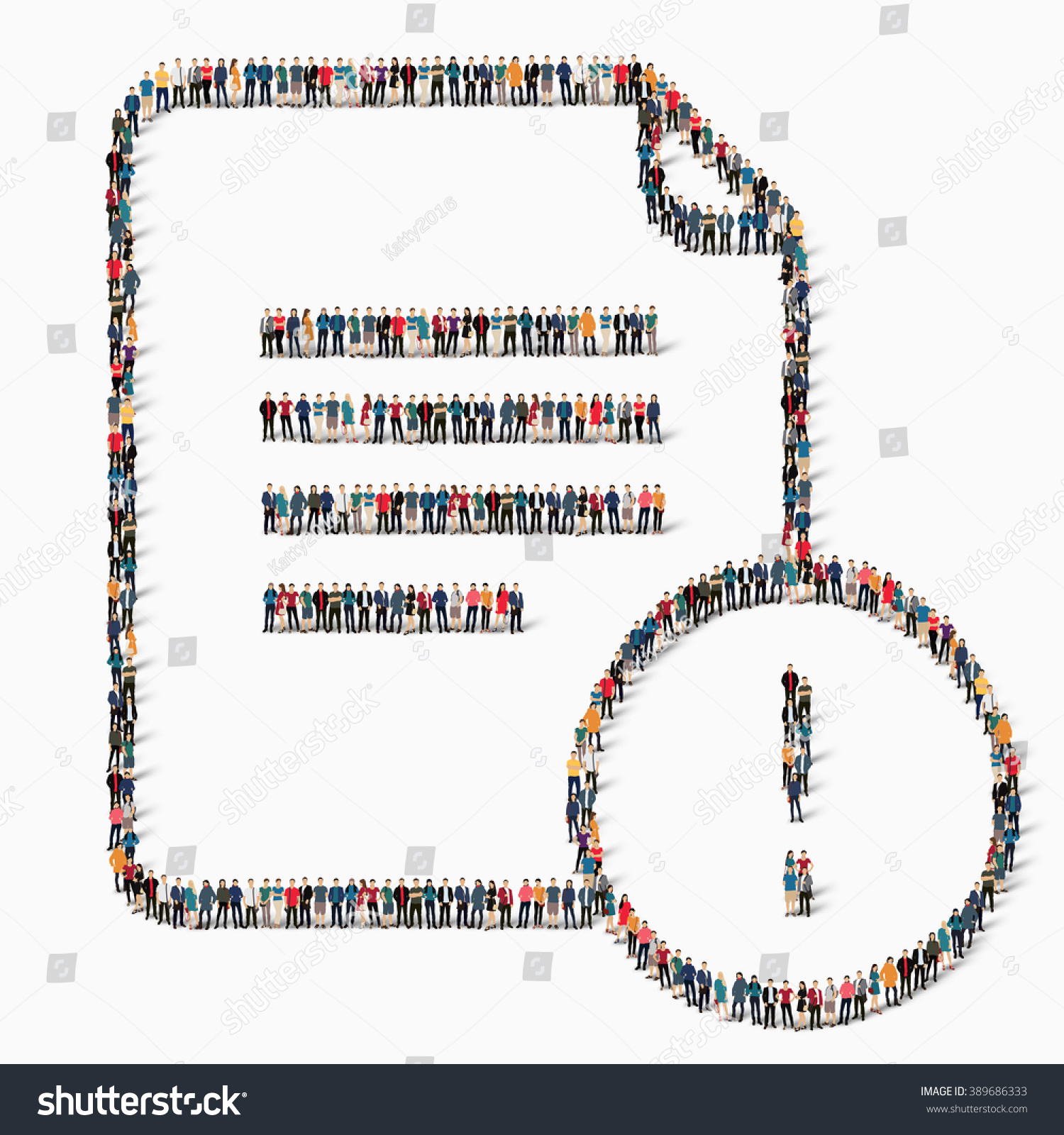 People Shape Questionnaire Icon Stock Vector (Royalty Free) 389686333 ...