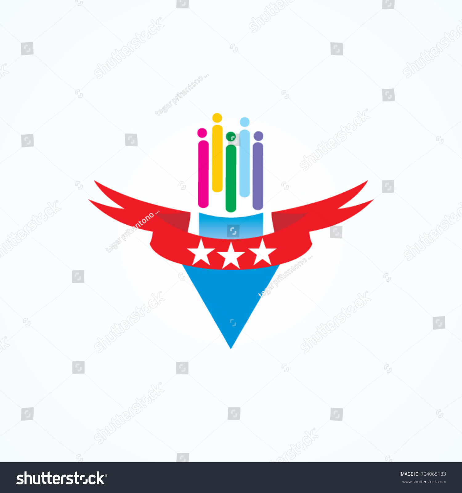 People Team Logo Stock Vector (Royalty Free) 704065183 | Shutterstock