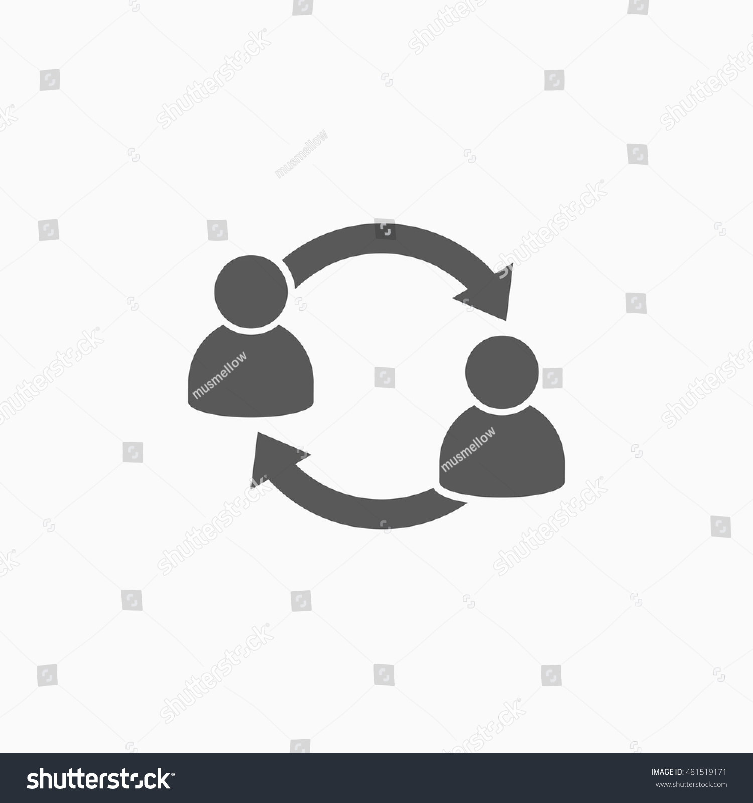 People Transfer Icon Stock Vector (Royalty Free) 481519171