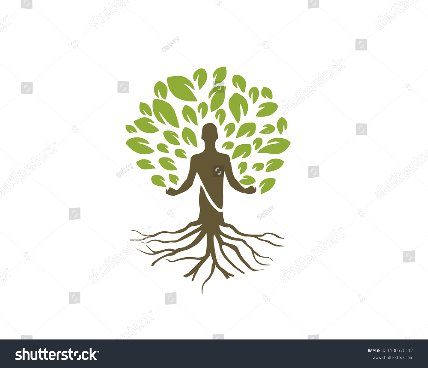 People Tree Logo Stock Vector (Royalty Free) 1100570117 | Shutterstock