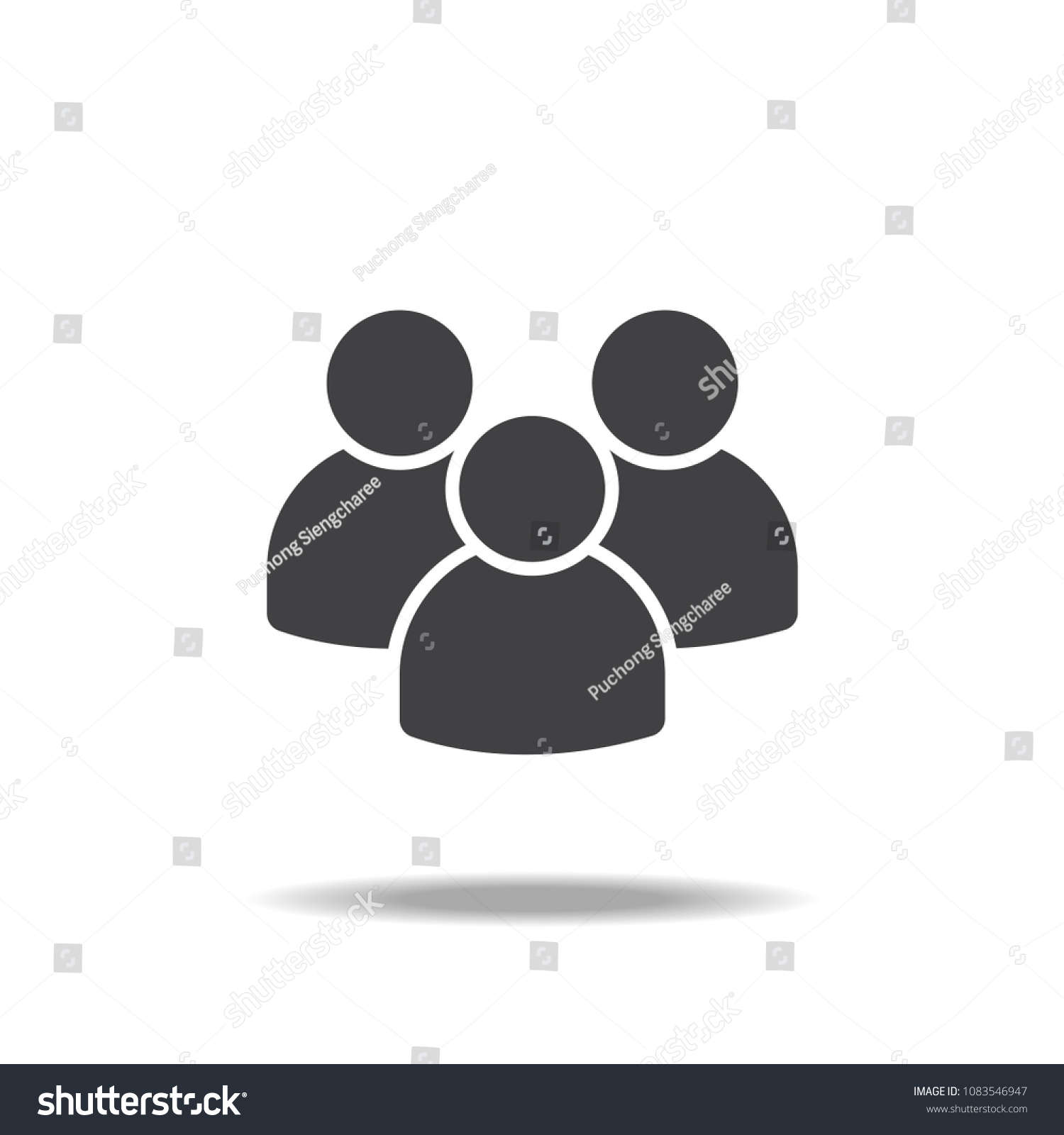 People Vector Icon Stock Vector (Royalty Free) 1083546947 | Shutterstock