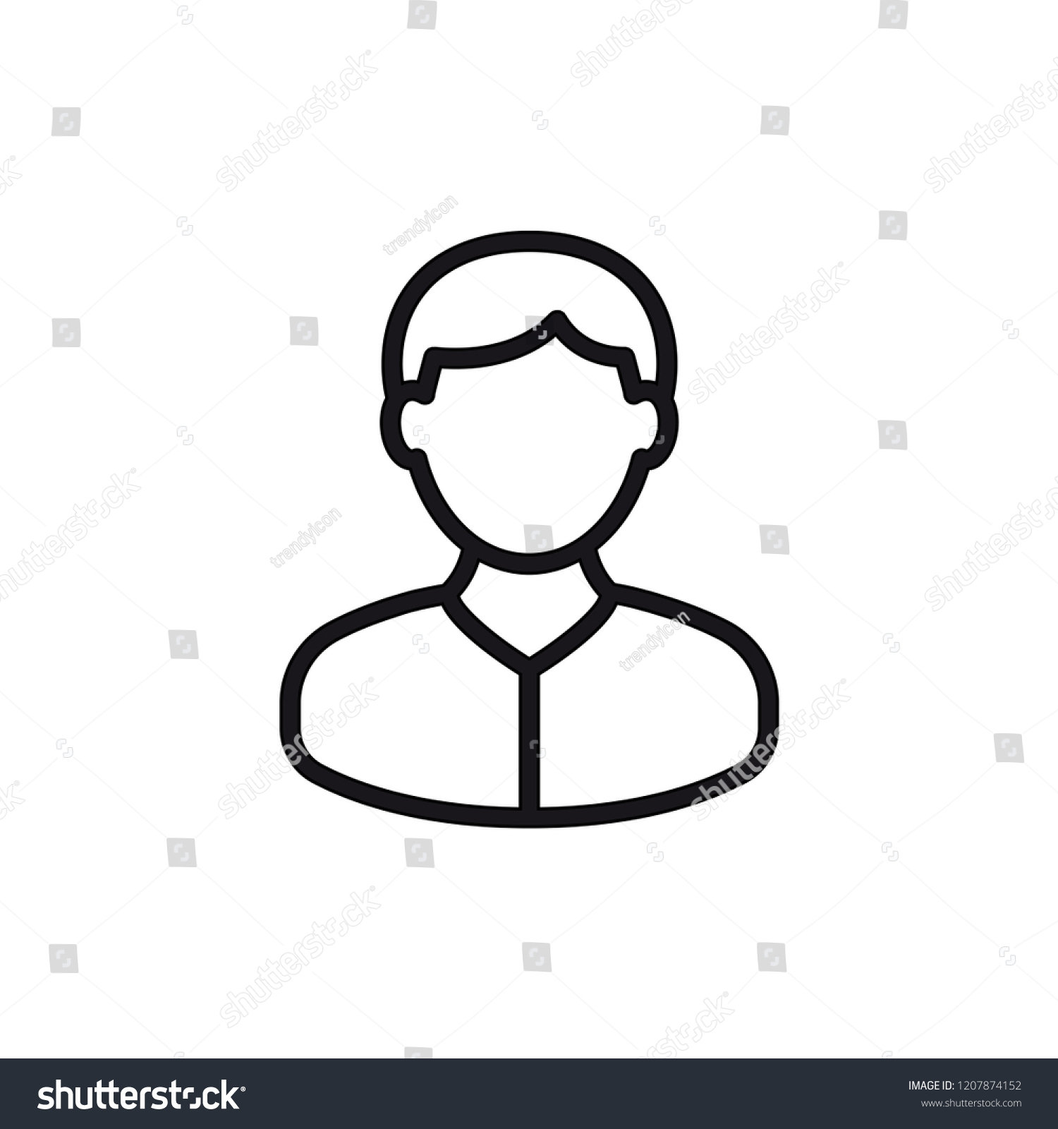 People Vector Icon Stock Vector (Royalty Free) 1207874152 | Shutterstock