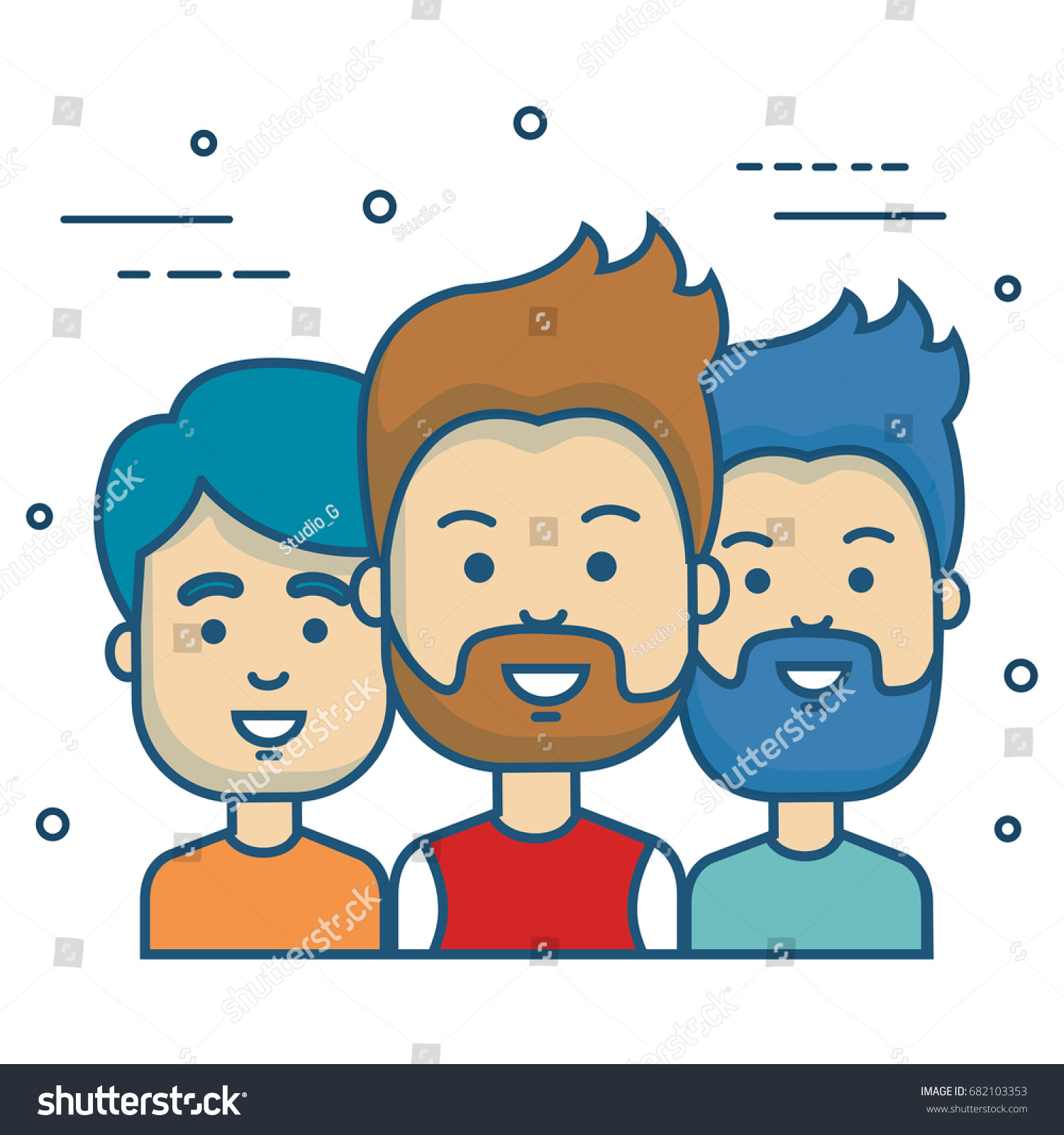 People Vector Illustration Stock Vector (Royalty Free) 682103353
