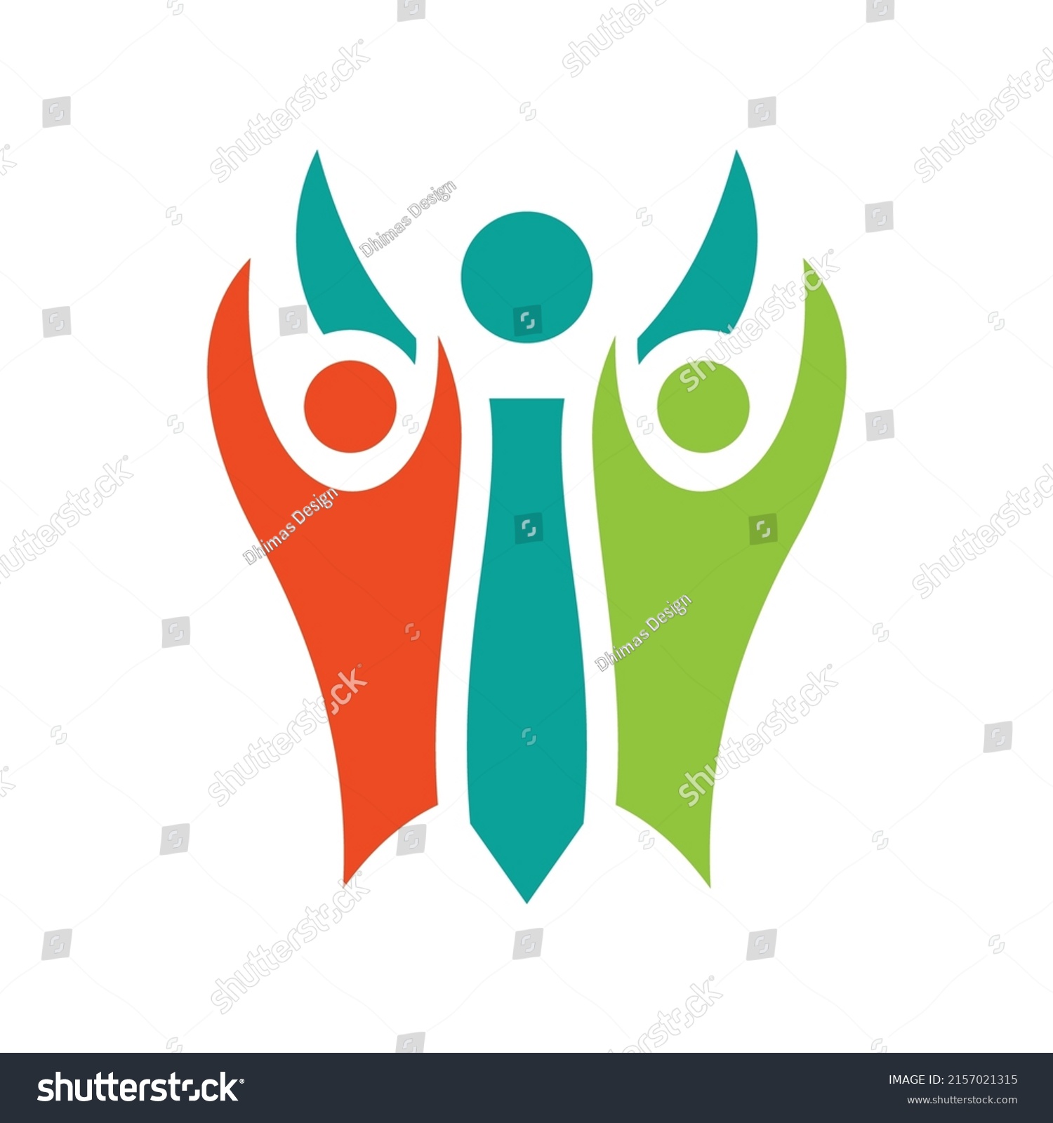 People Vector Logo Design Template Stock Vector (Royalty Free ...