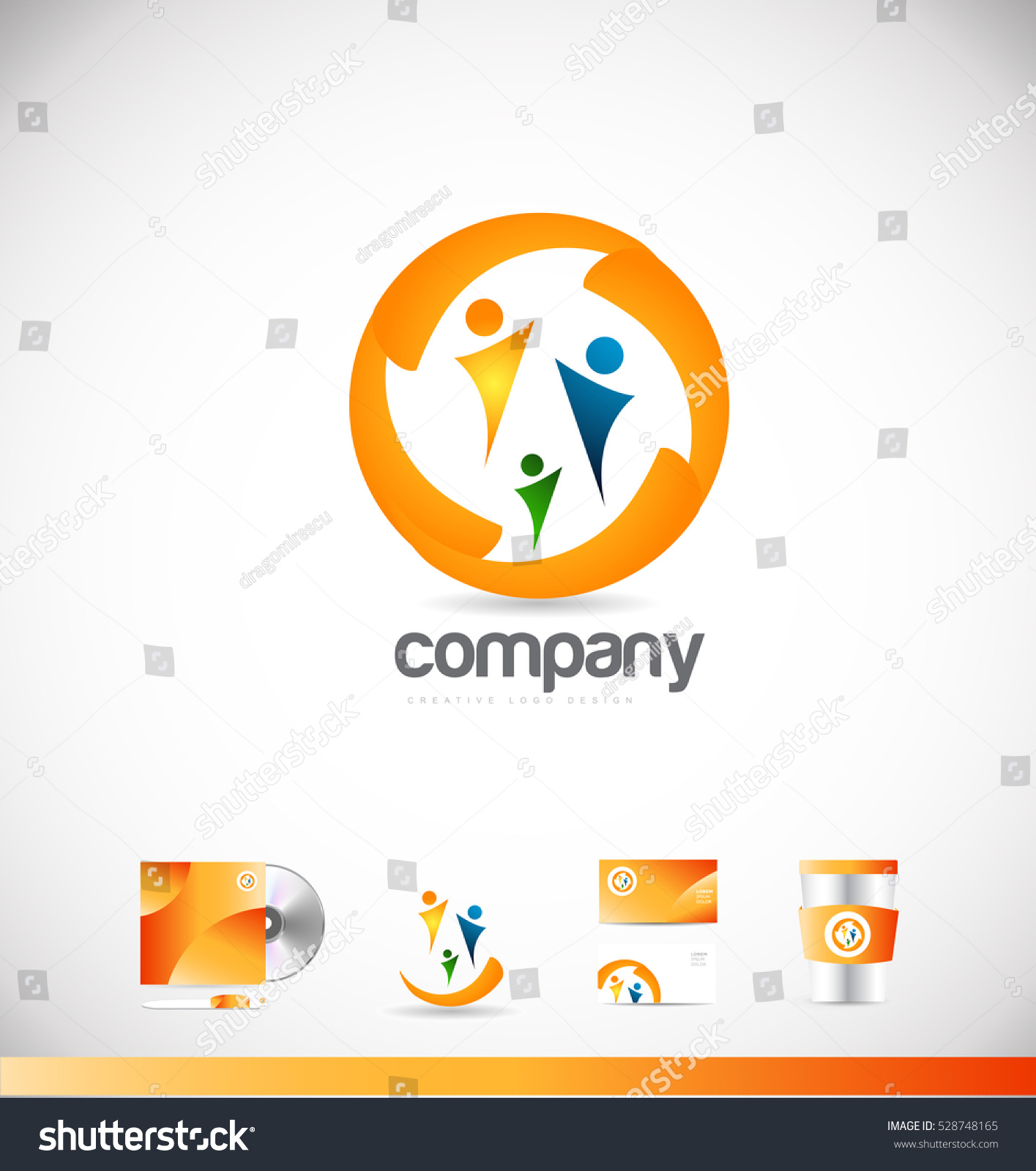 People Vector Logo Icon Design Stock Vector (Royalty Free) 528748165 ...