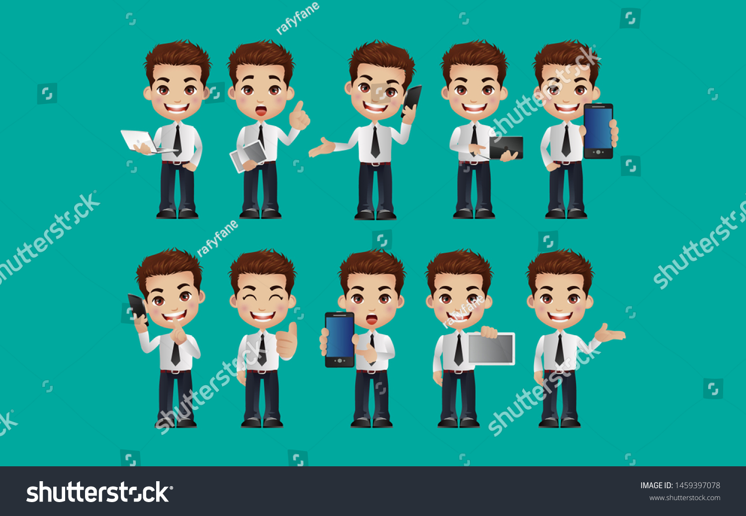 People Different Poses Vector 库存矢量图（免版税）1459397078 | Shutterstock