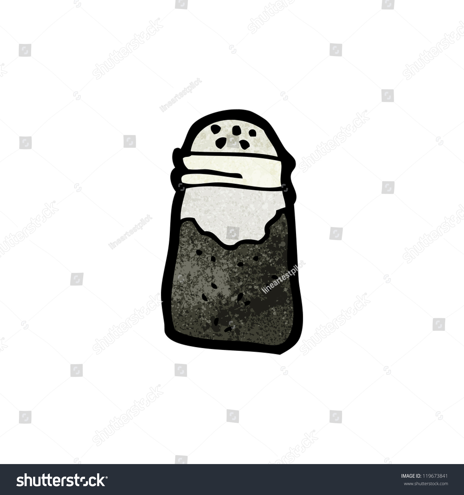 Pepper Shaker Cartoon Stock Vector (Royalty Free) 119673841 - Shutterstock