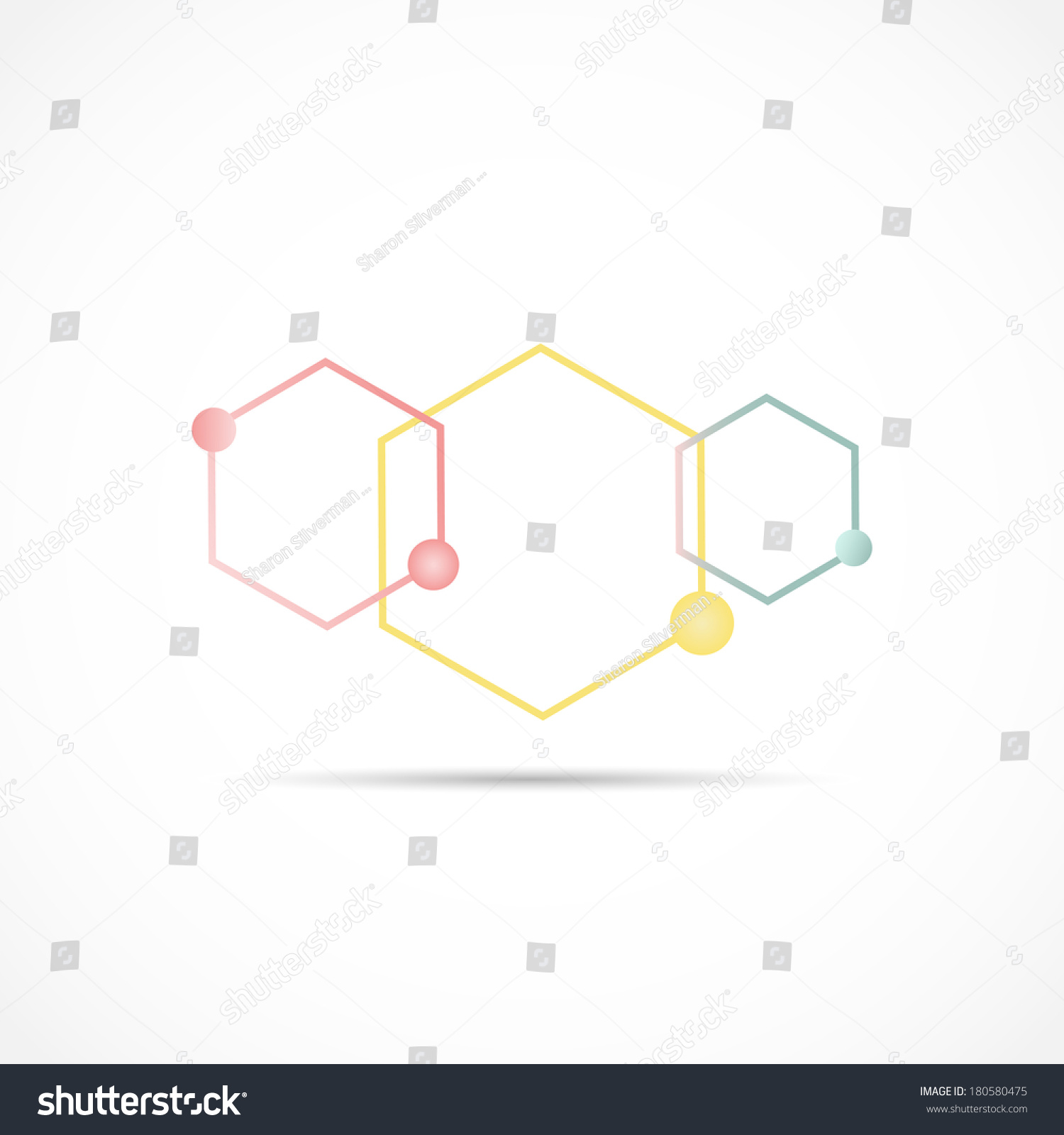 Peptide Chain Illustration Stock Vector (Royalty Free) 180580475