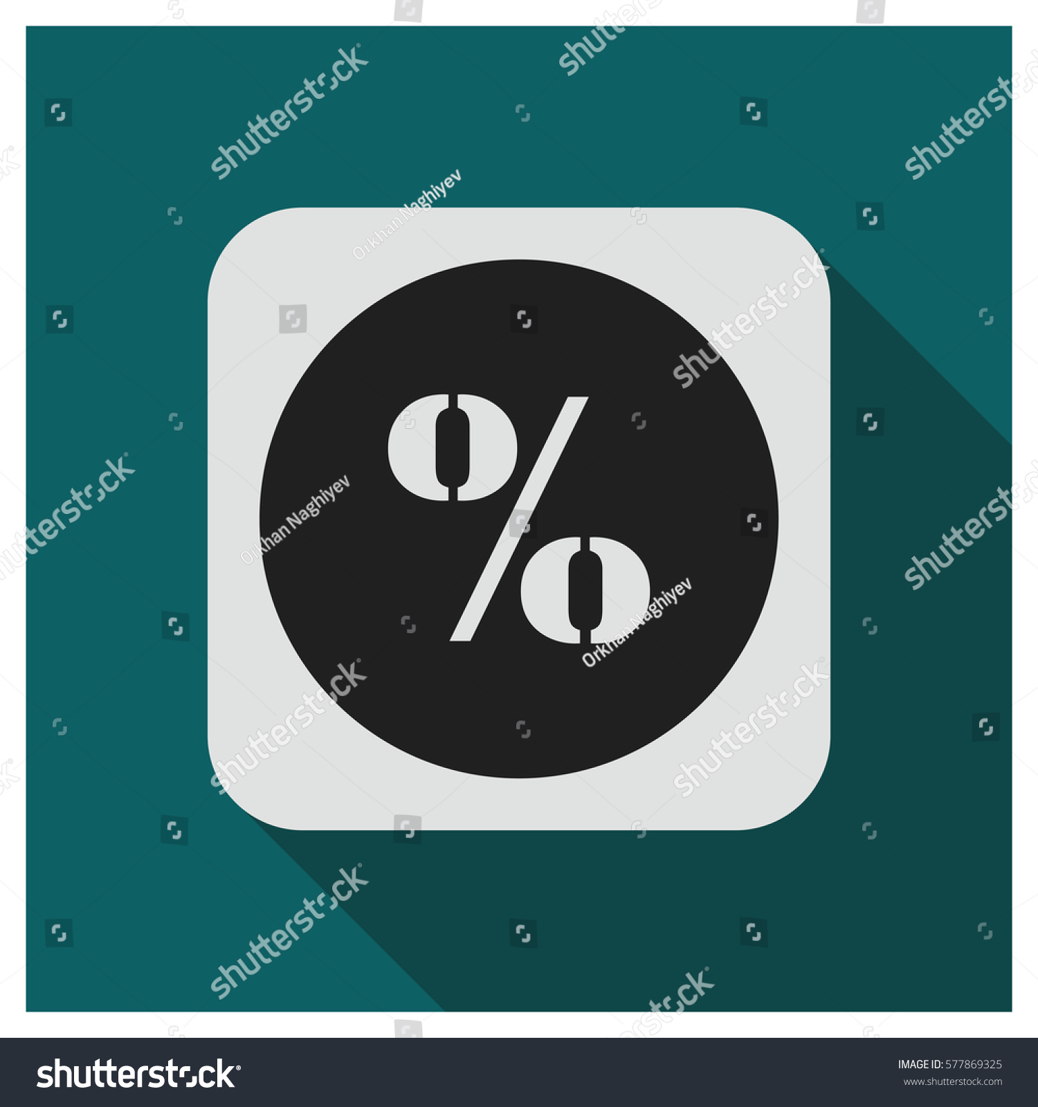 Percent Vector Icon Stock Vector (Royalty Free) 577869325 | Shutterstock