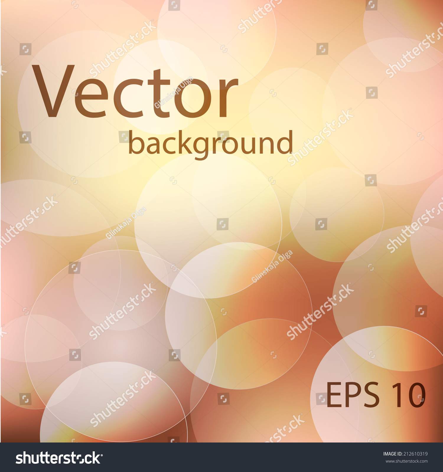 Perfect Boke Background Made Vector Stock Vector (Royalty Free ...