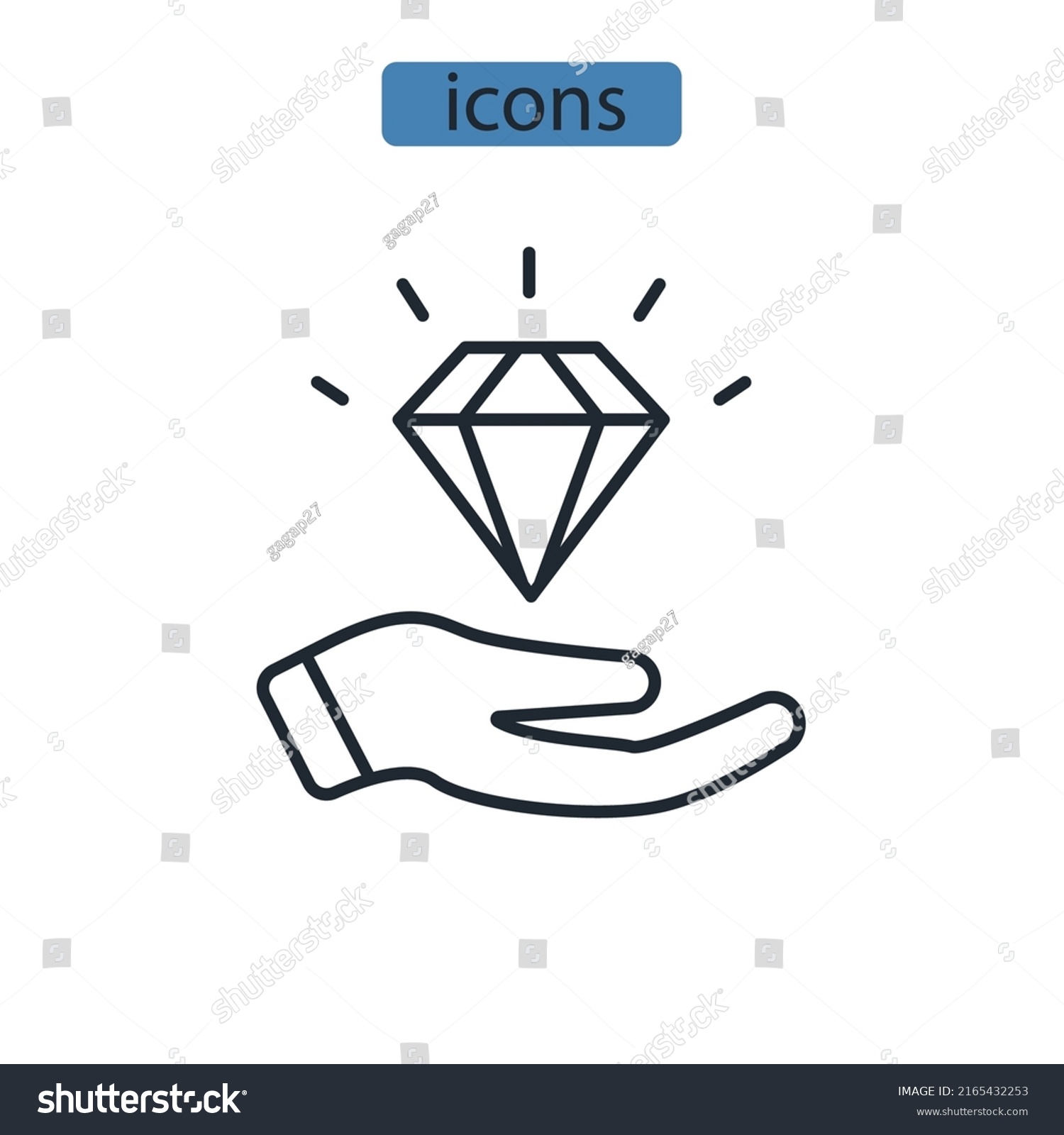 Perfection Icons Symbol Vector Elements Infographic Stock Vector ...
