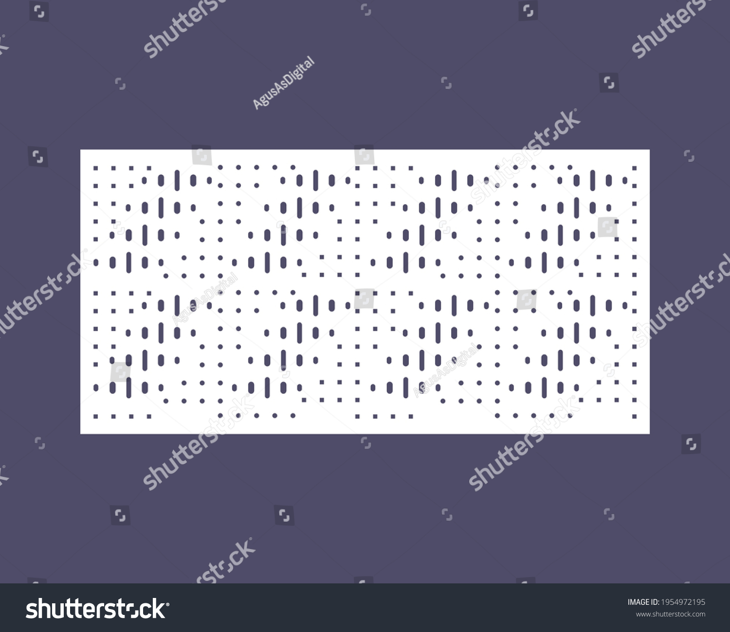 Perforated Metal Sheet Circle Oblong Pattern Stock Vector (Royalty Free ...
