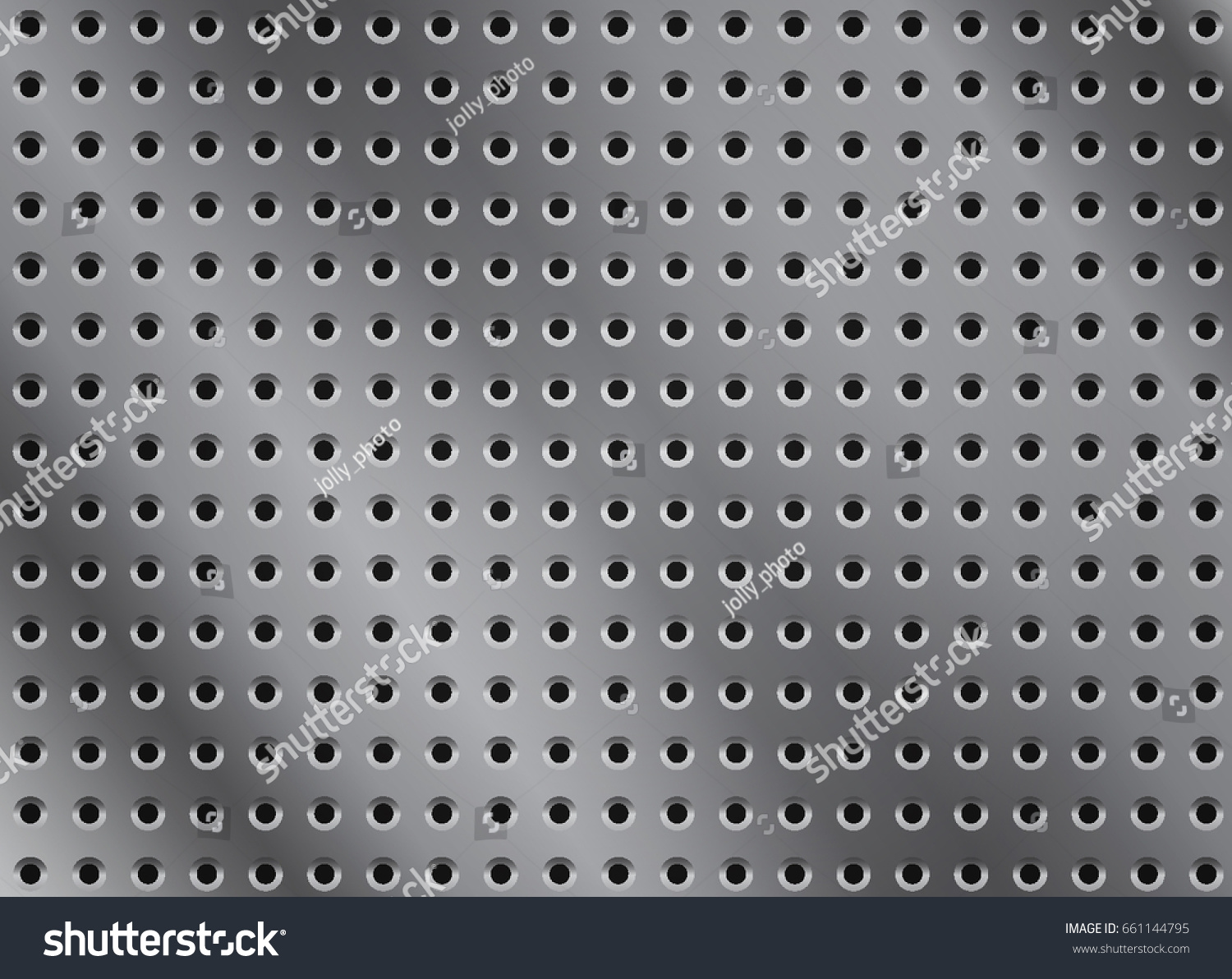 Perforated Metal Texture Vector Illustration Stock Vector (Royalty Free ...
