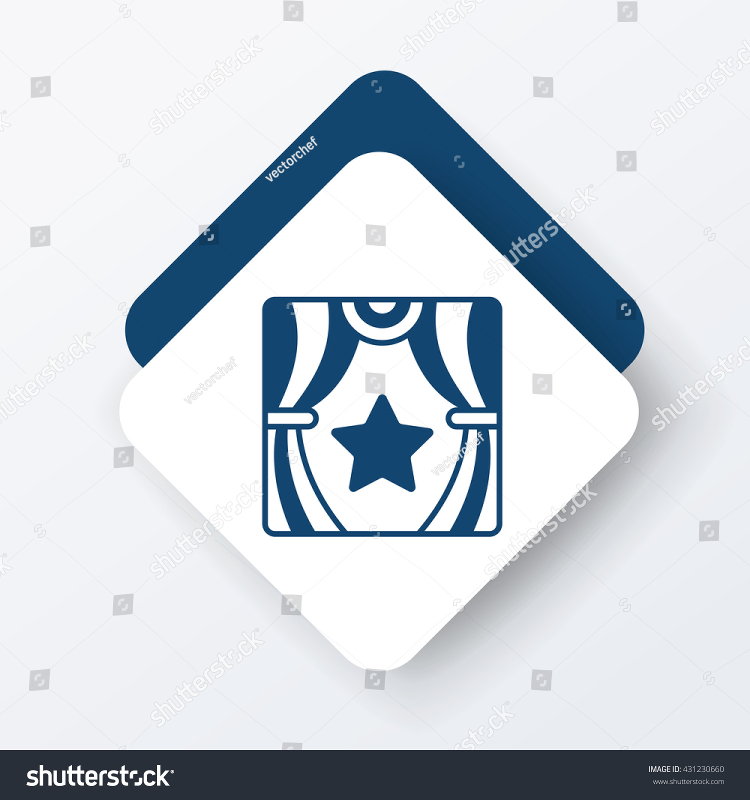 Performance Stage Icon: vector de stock (libre de regalías) 431230660 ...