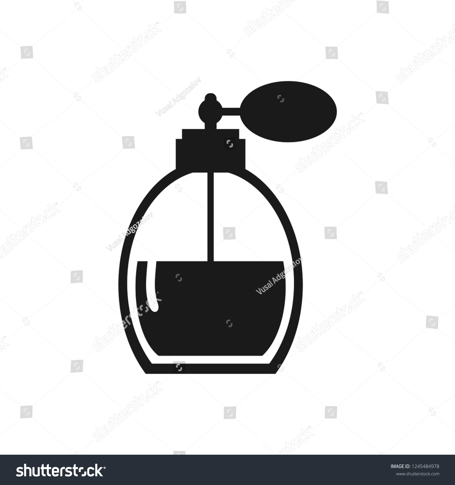 Perfume Bottle Spray Iconvector Illustration Stock Vector (Royalty Free ...