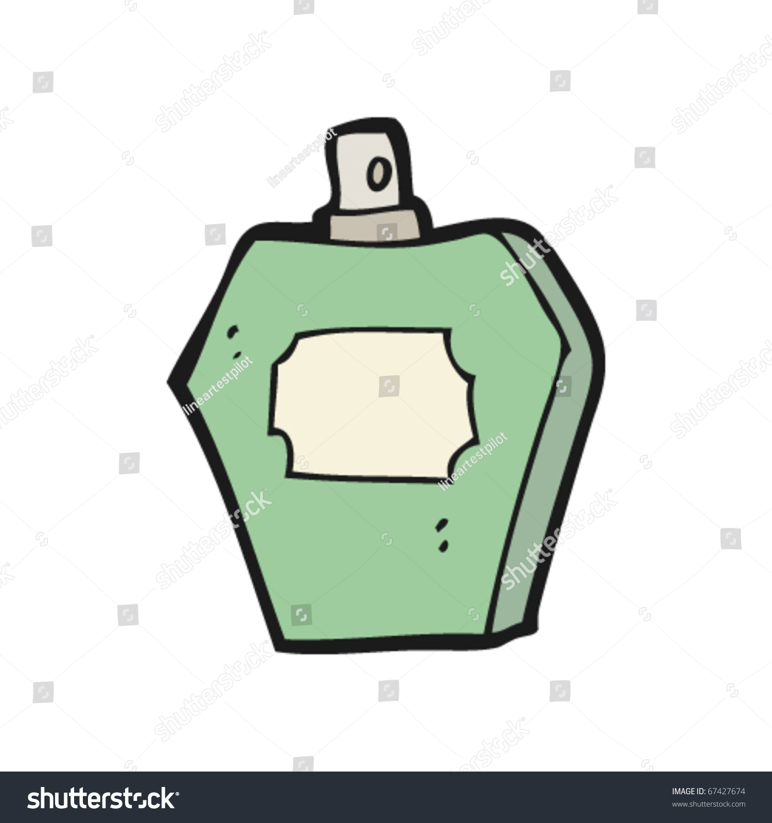 Perfume Cartoon Stock Vector (Royalty Free) 67427674 | Shutterstock