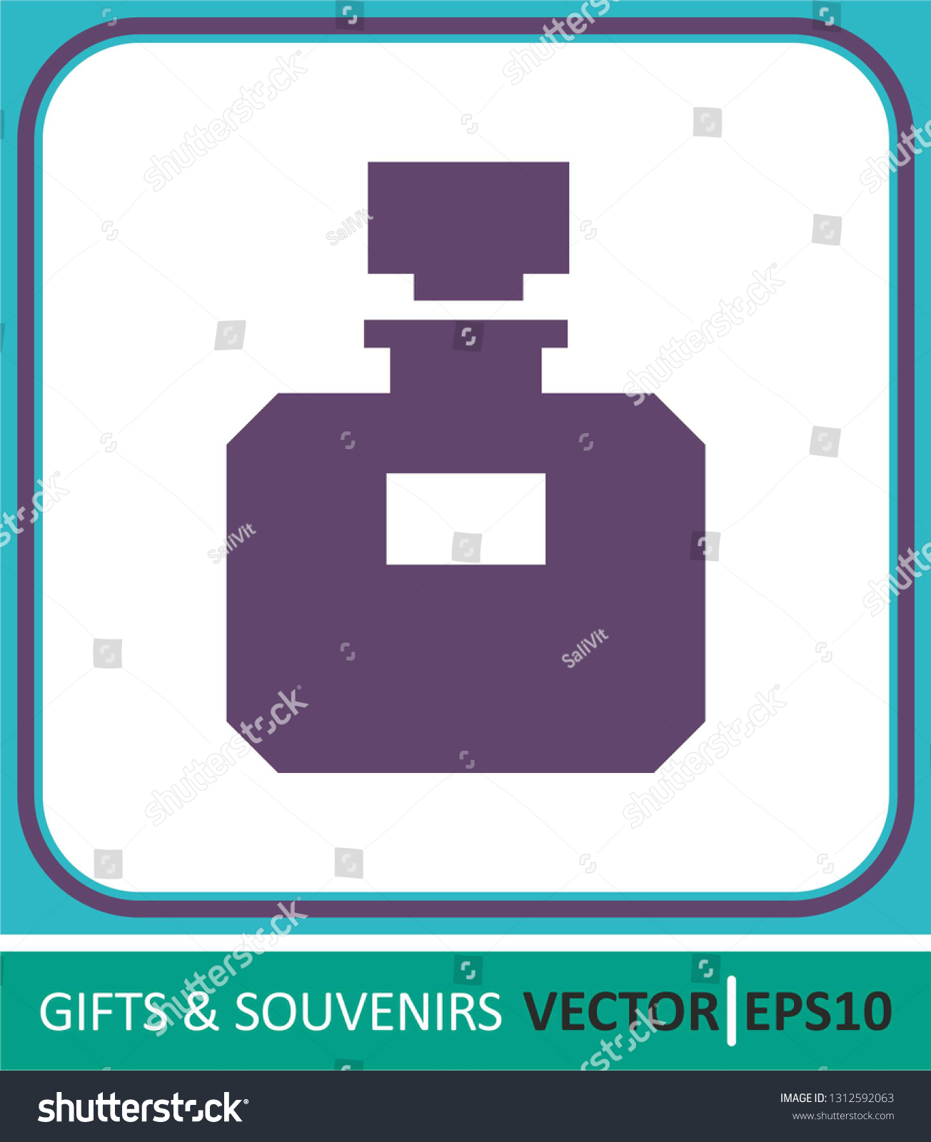 Perfume Perfumery Vector Icon Stock Vector (Royalty Free) 1312592063 ...