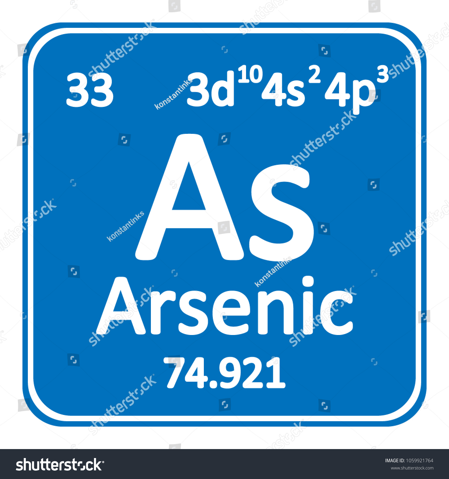 Periodic Table Element Arsenic Icon On Stock Vector (Royalty Free ... Periodic Table Element Arsenic Icon On Stock Vector (Royalty Free ...