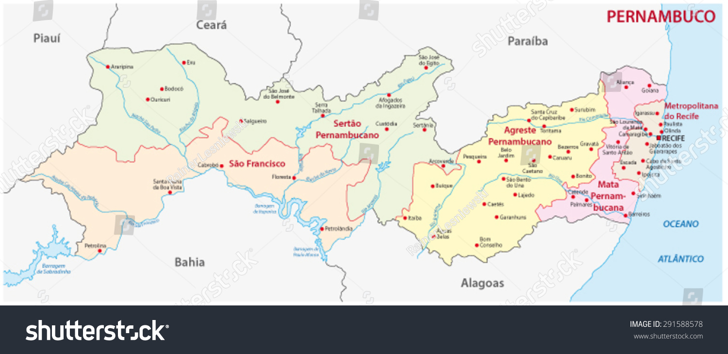 Pernambuco Map