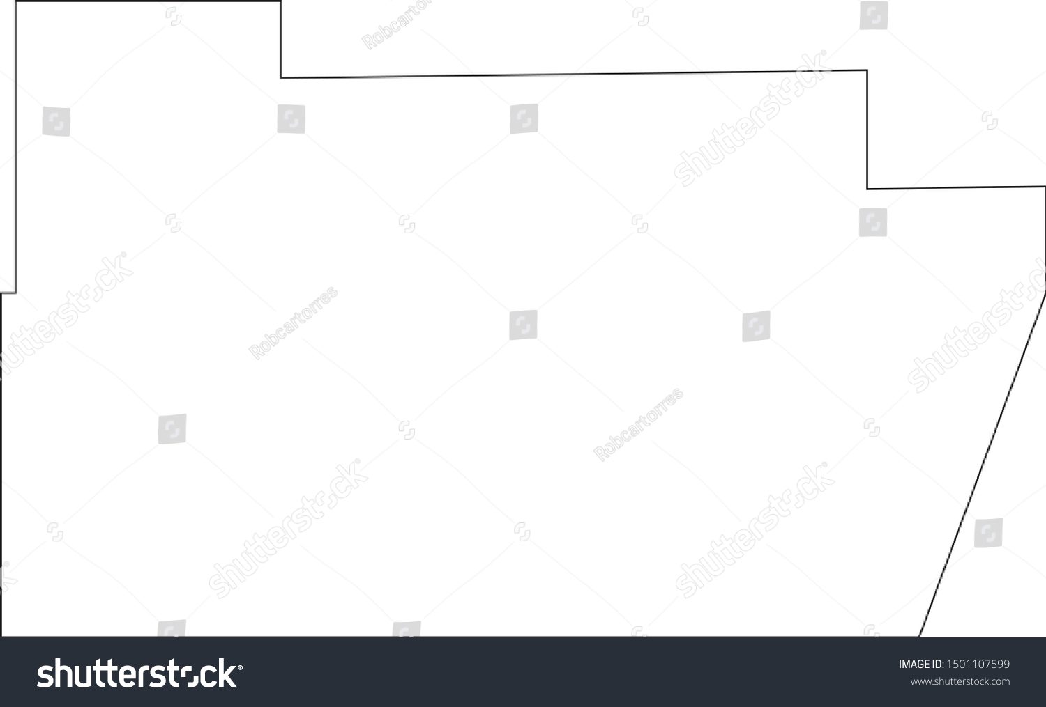 Pershing County Map Nevada State Stock Vector (Royalty Free) 1501107599