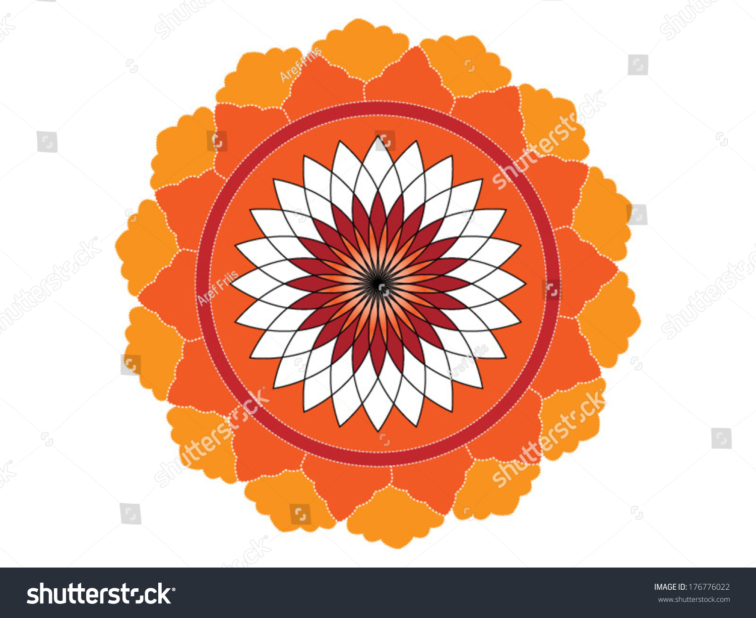 Persian Abstract Background Stock Vector (Royalty Free) 176776022