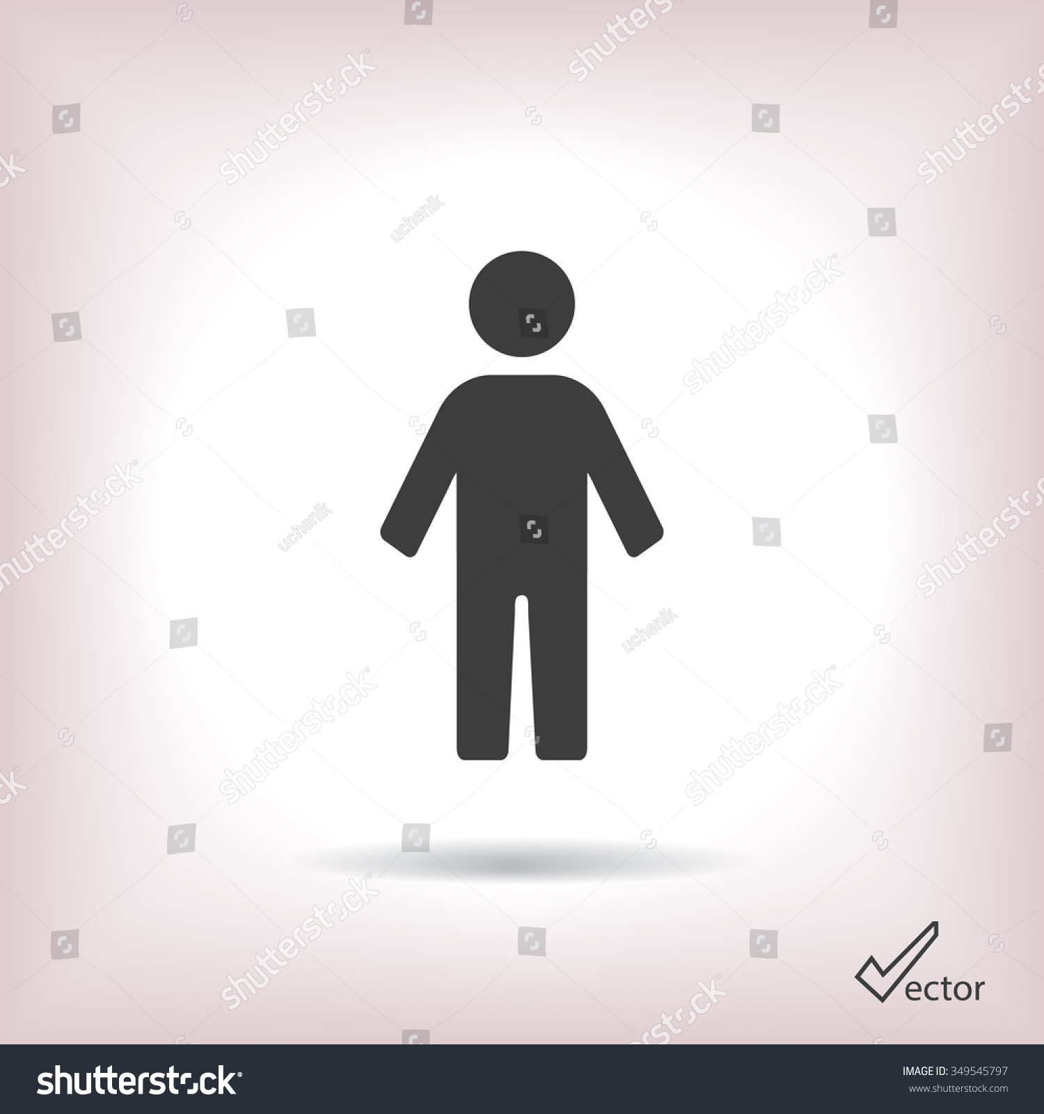 Person Icon: vector de stock (libre de regalías) 349545797 | Shutterstock