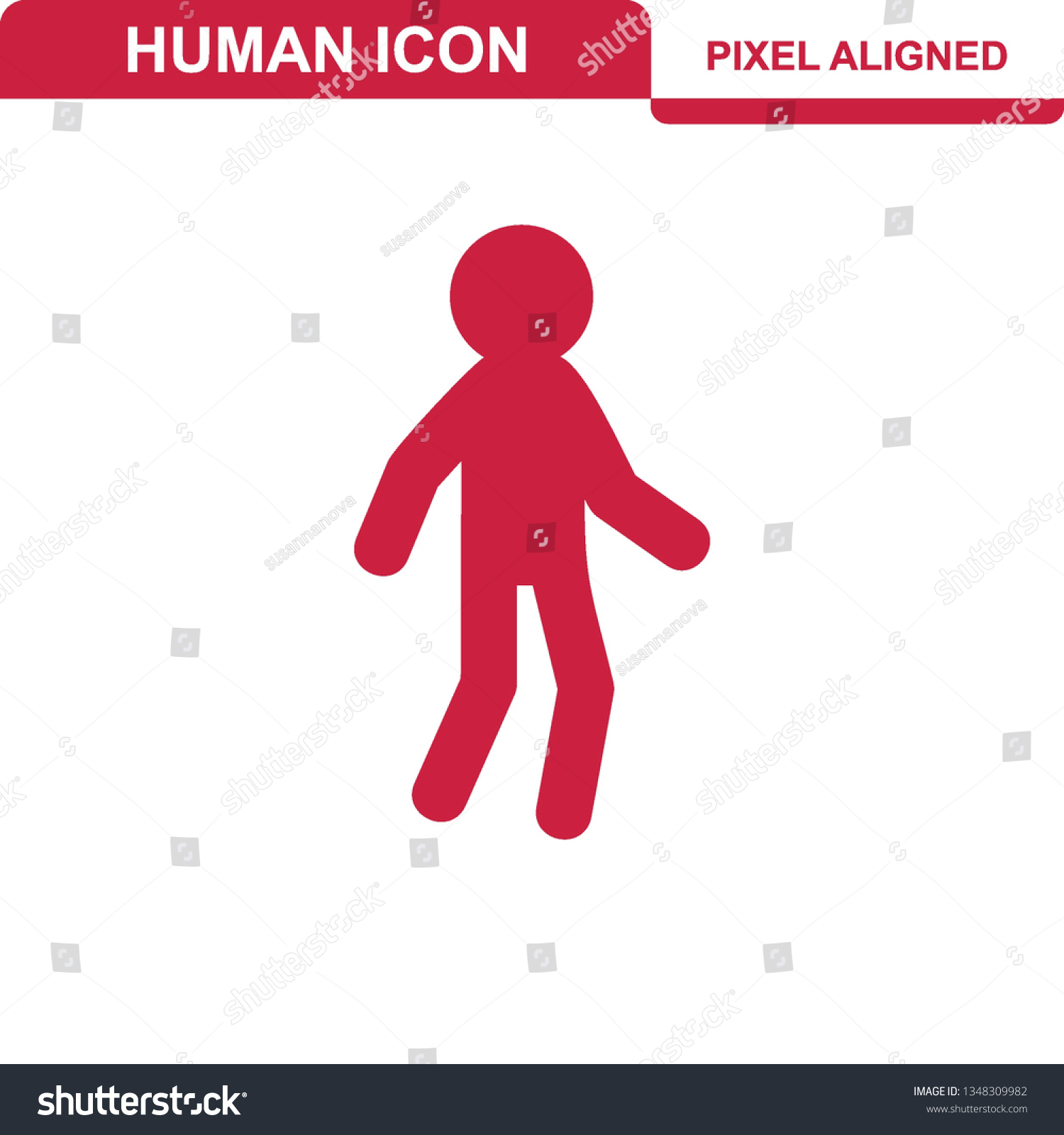 Person Icon Flat Illustration Design Vector Stock Vector (Royalty Free ...