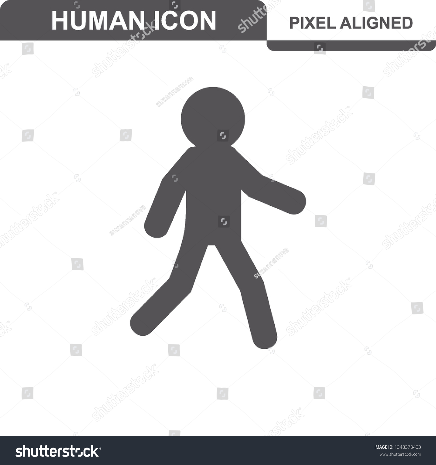 Person Icon Flat Illustration Design Vector Stock Vector (Royalty Free ...