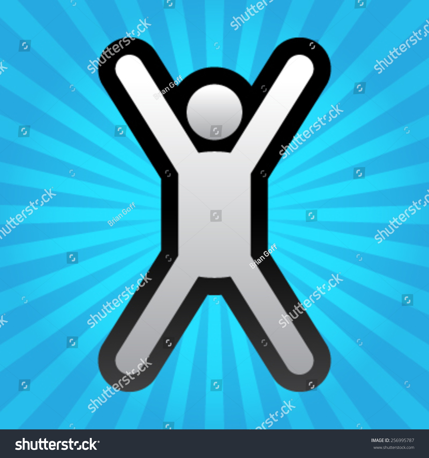 Person Icon Jump Vector: เวกเตอร์สต็อก (ปลอดค่าลิขสิทธิ์) 256995787 ...