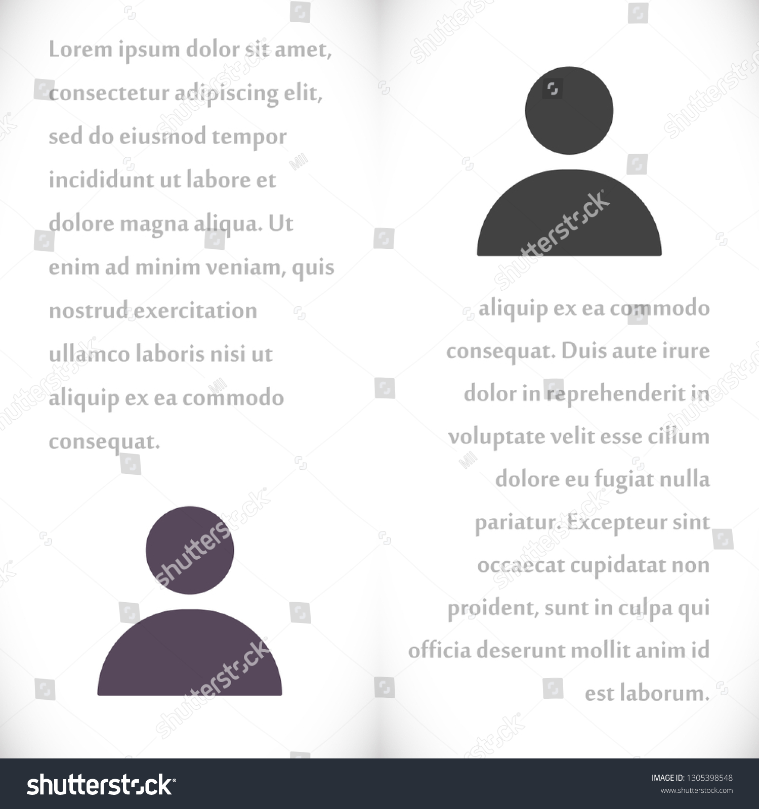 Person Vector Icon Stock Vector (Royalty Free) 1305398548 | Shutterstock