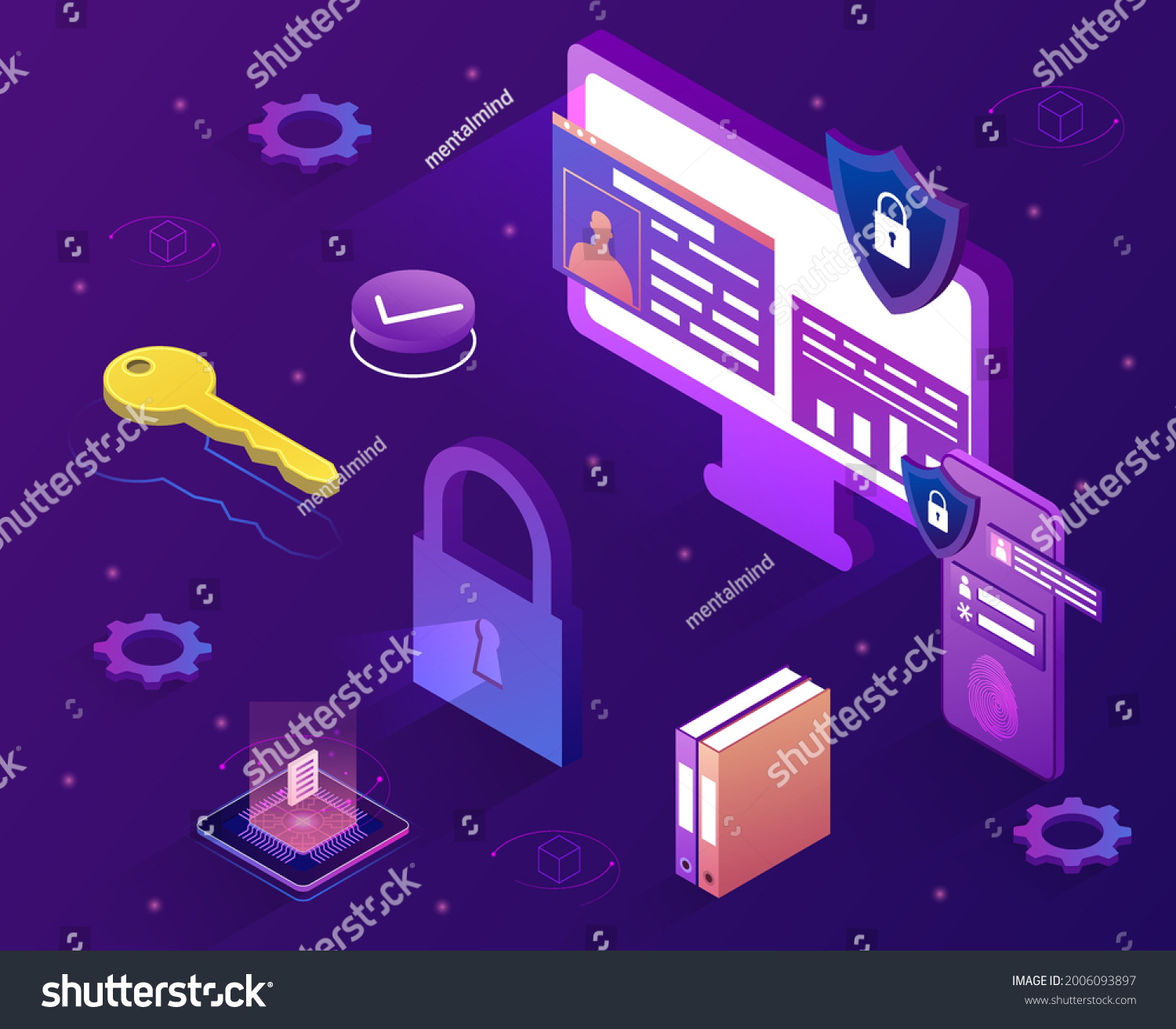 4,851 Personal information isometric Images, Stock Photos & Vectors ...