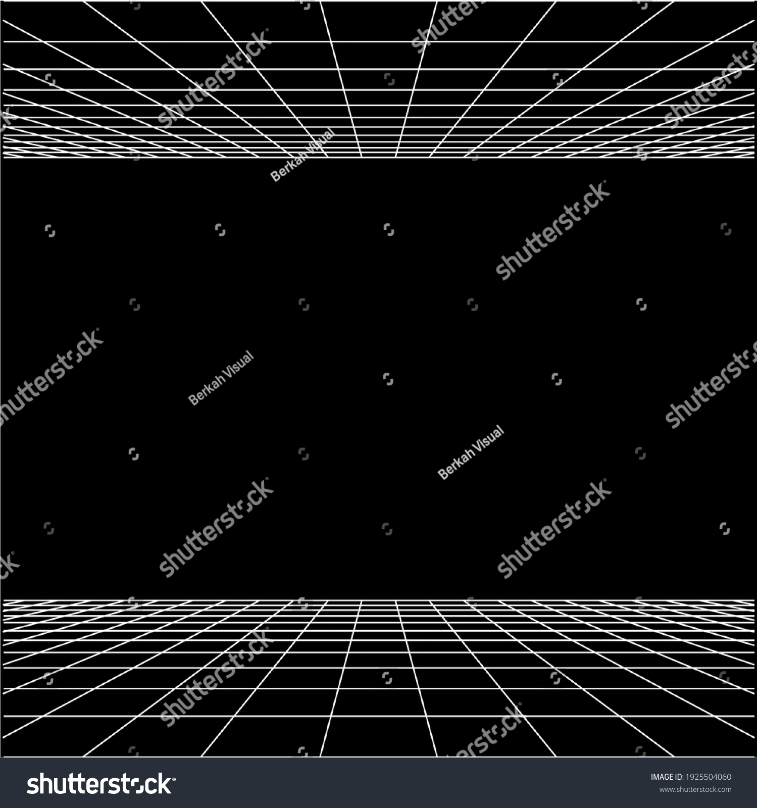 Perspective Lines Background Vector Illustration Stock Vector (Royalty ...