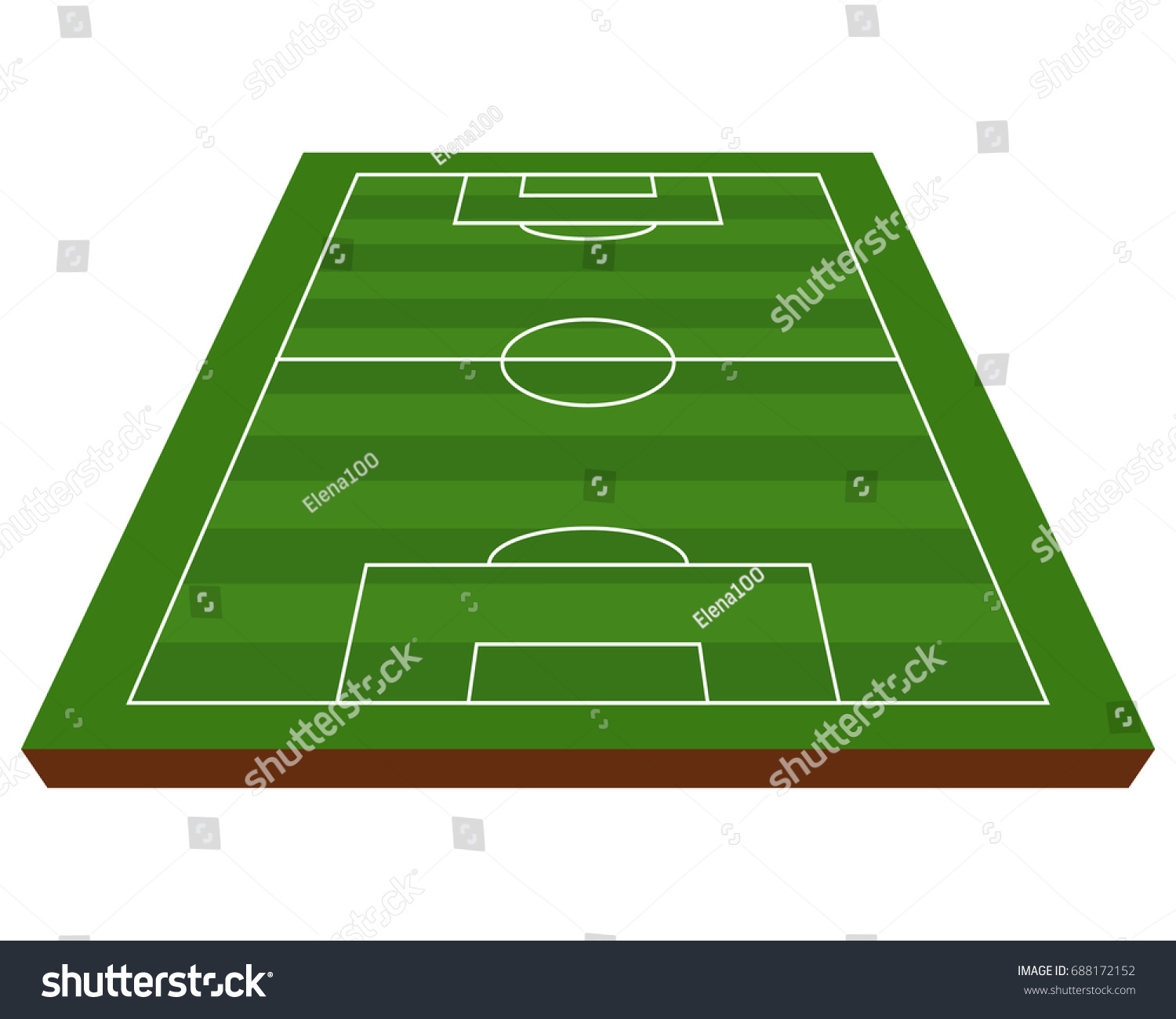 Perspective Soccer Field Vector Design: เวกเตอร์สต็อก (ปลอดค่าลิขสิทธิ์ ...