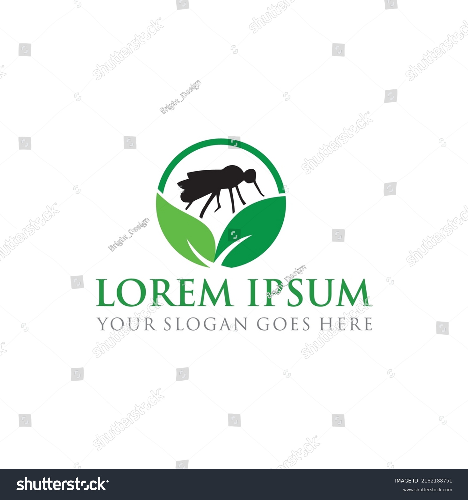 Pest Control Logo Insecticide Logo Stock Vector (Royalty Free ...