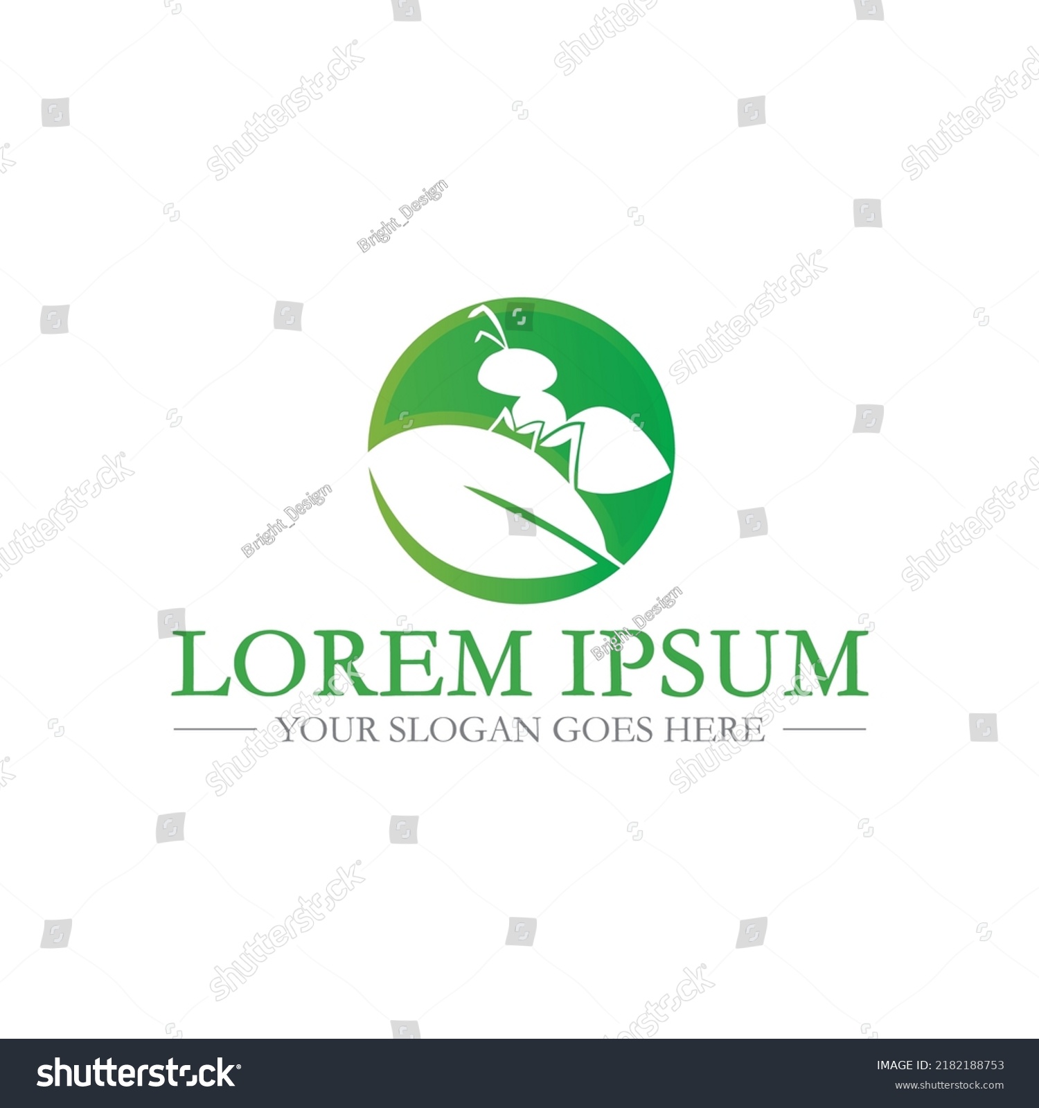 Pest Control Logo Insecticide Logo Stock Vector (Royalty Free ...