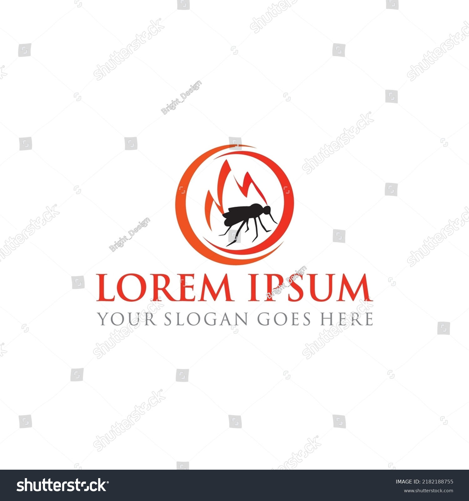 Pest Control Logo Insecticide Logo Stock Vector (Royalty Free ...