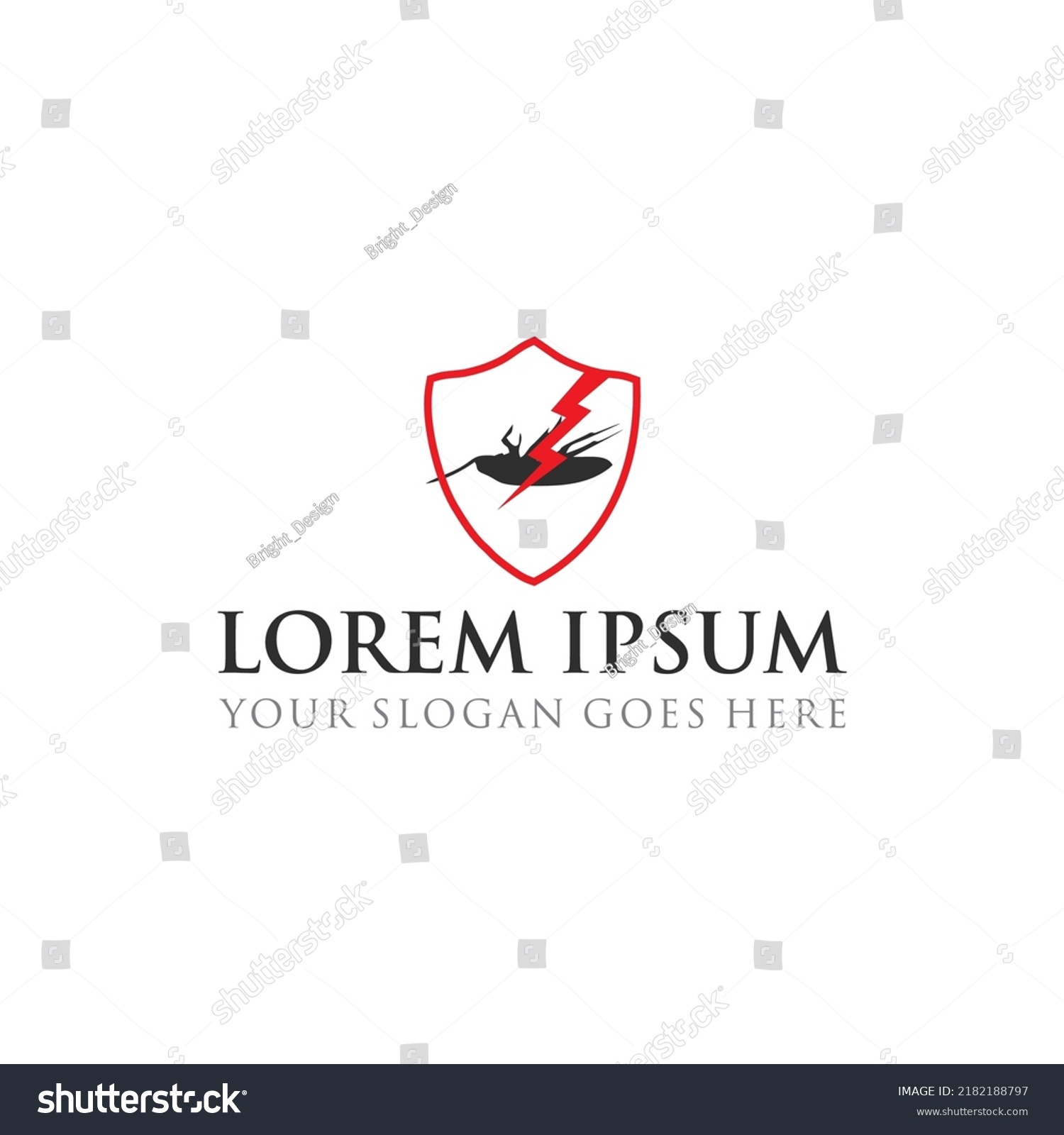 Pest Control Logo Insecticide Logo Stock Vector (Royalty Free ...