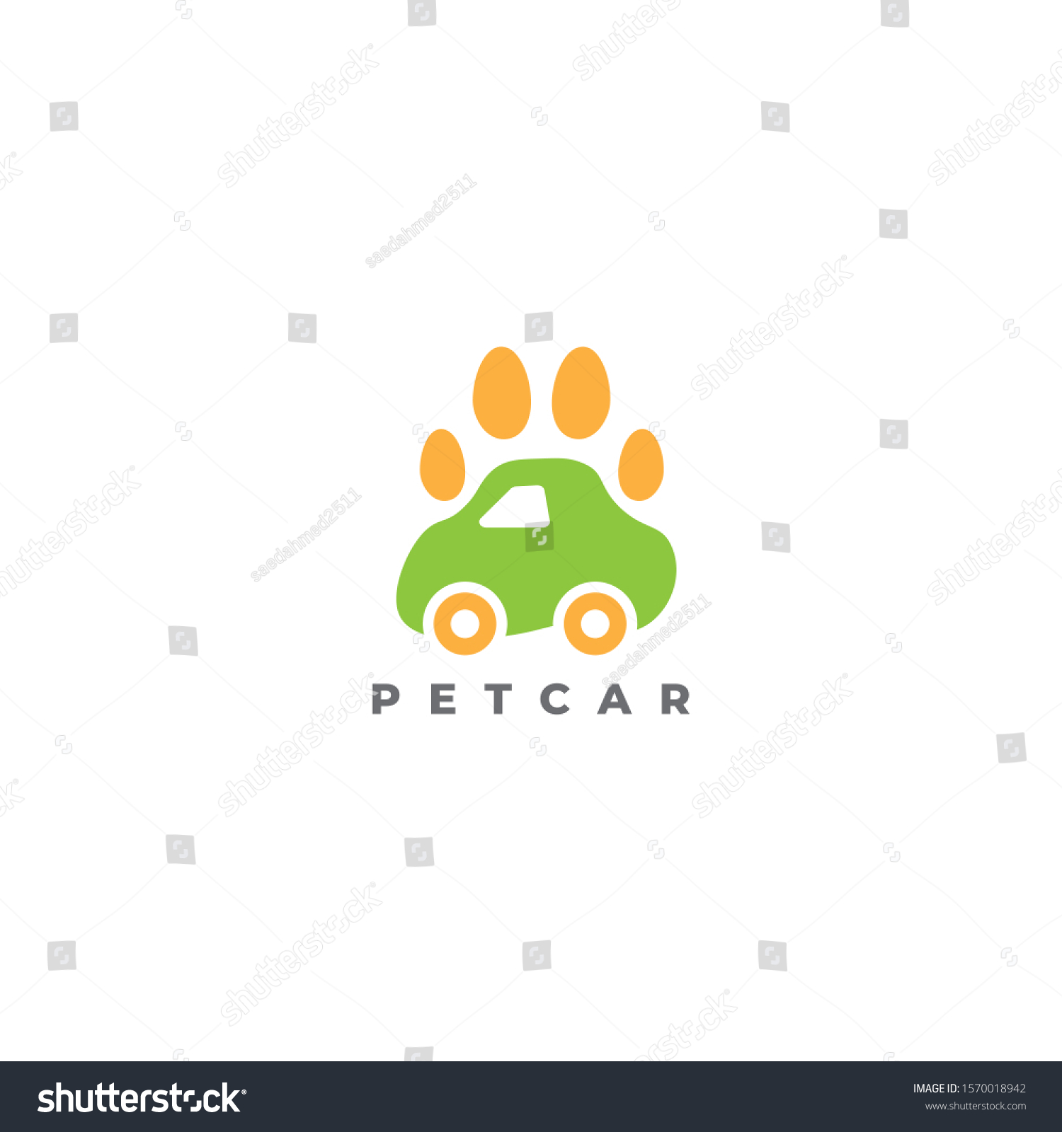Pet Car Logo Design Template Full Stock Vector (Royalty Free ...