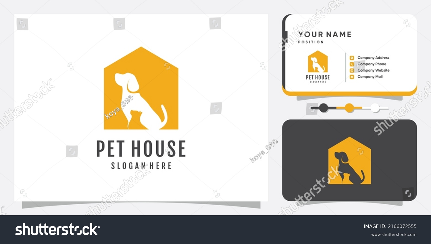 Pet Icon Logo Design Creative Element Stock Vector (Royalty Free ...