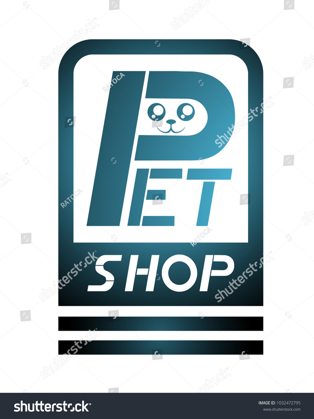Pet Shop Symbol Stock Vector (Royalty Free) 1032472795 | Shutterstock